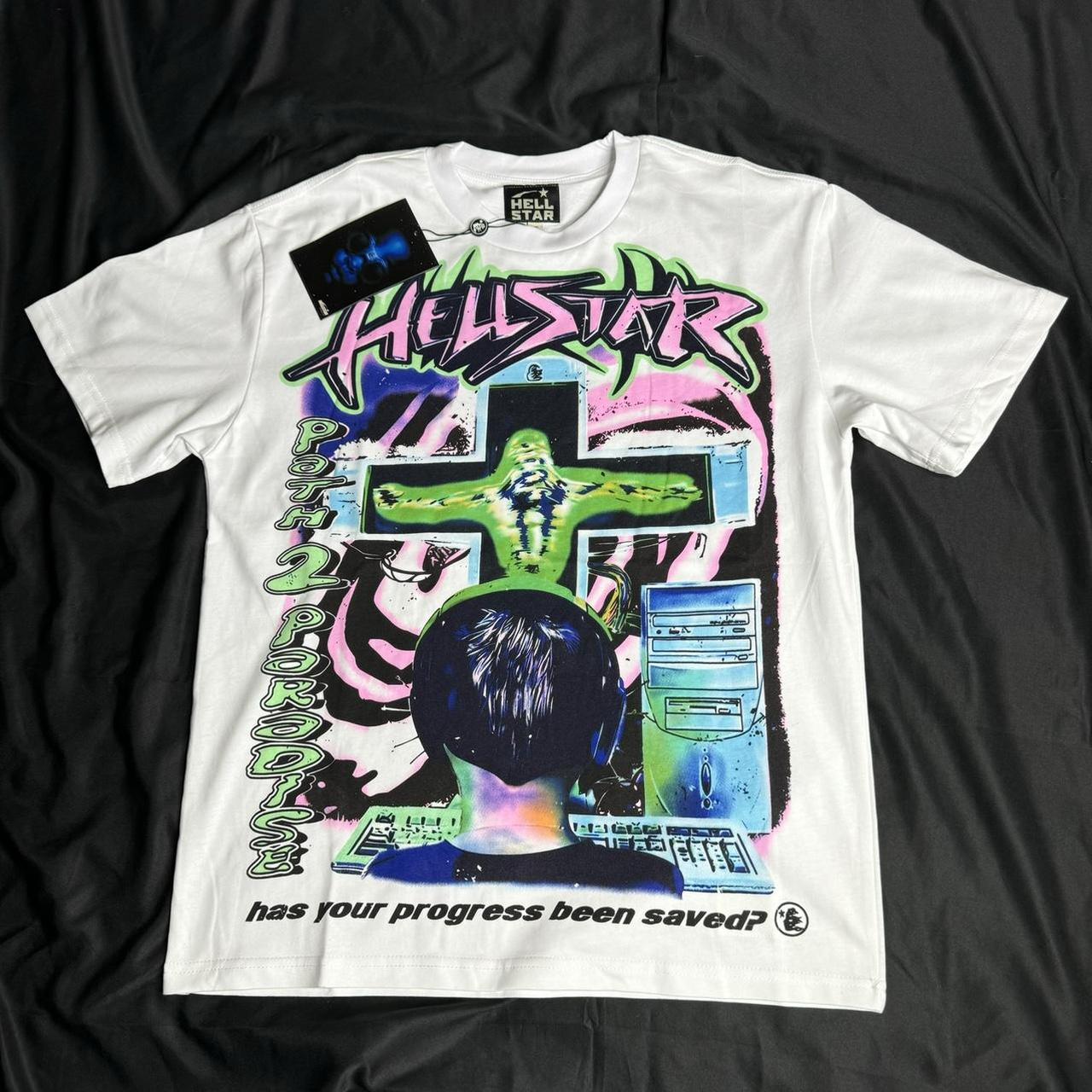 Authentic Hellstar shirt Authentic with NFC... - Depop