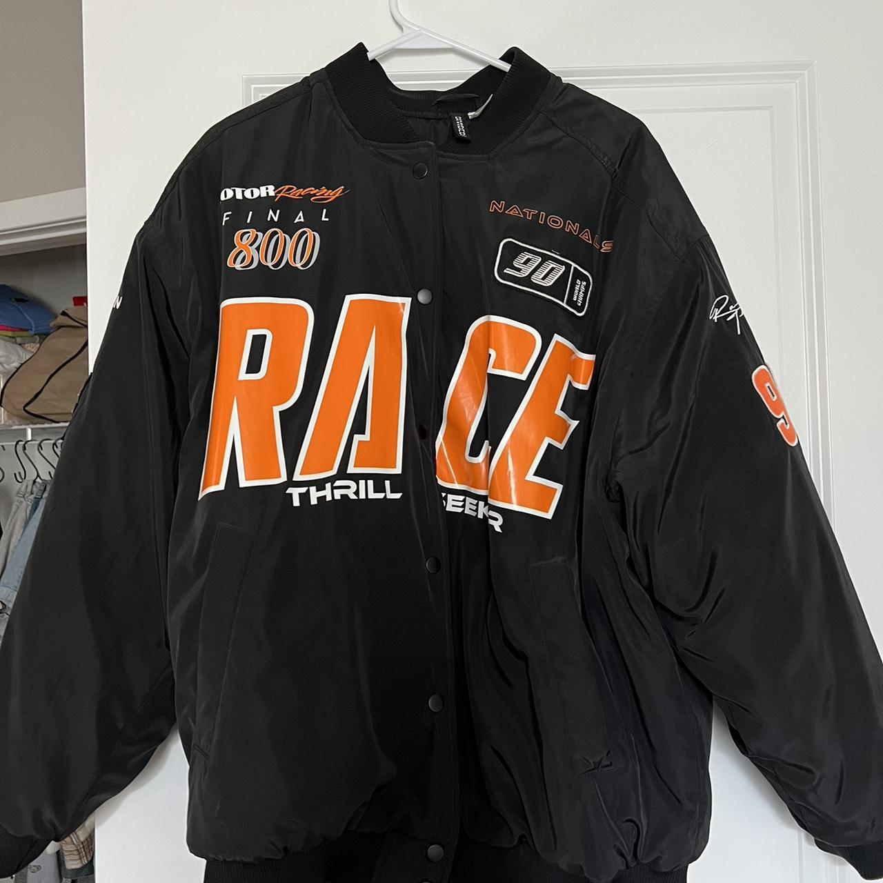 M H&M racer puffer jacket - Depop