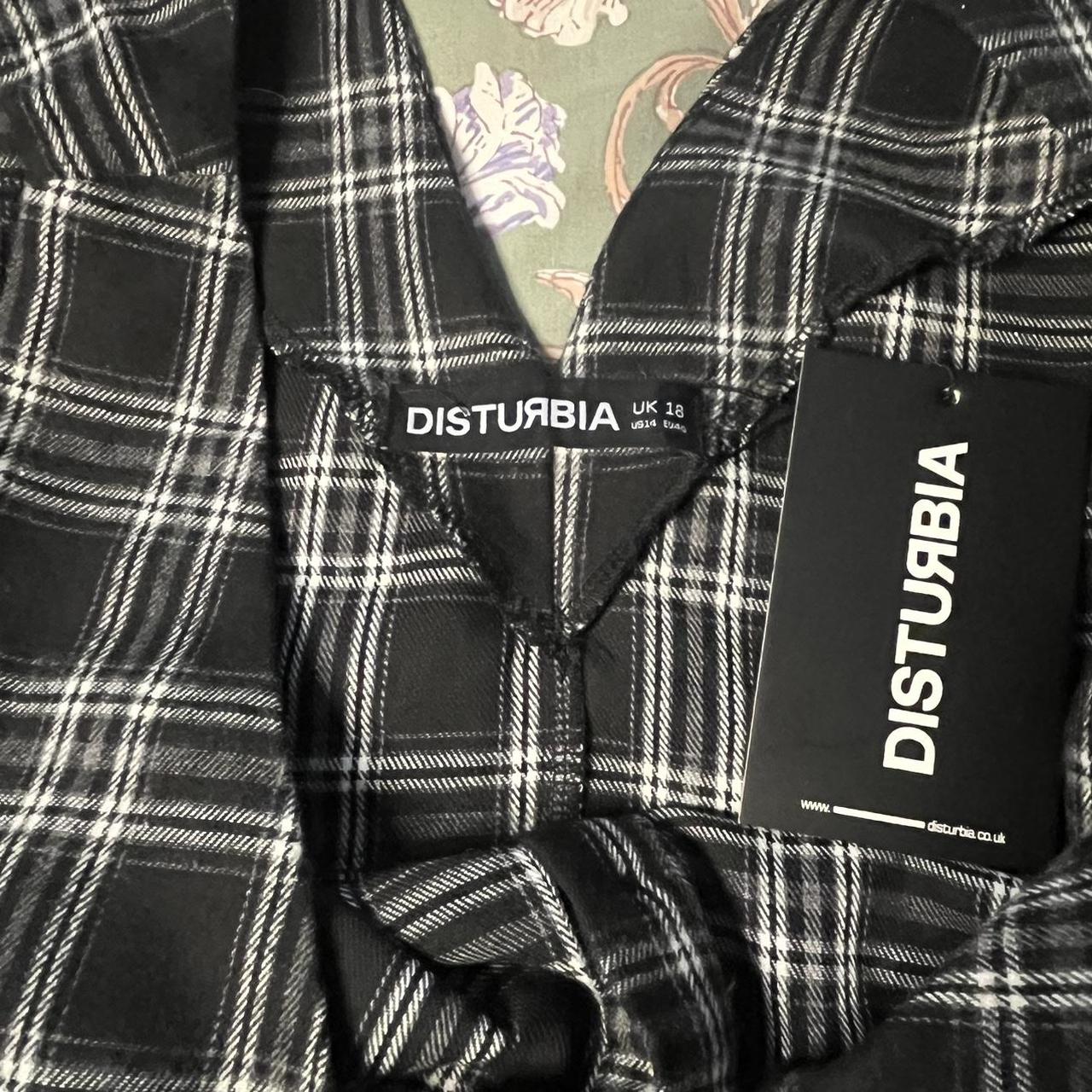 Disturbia Checkered Plaid Dress Size 18 / L - Depop