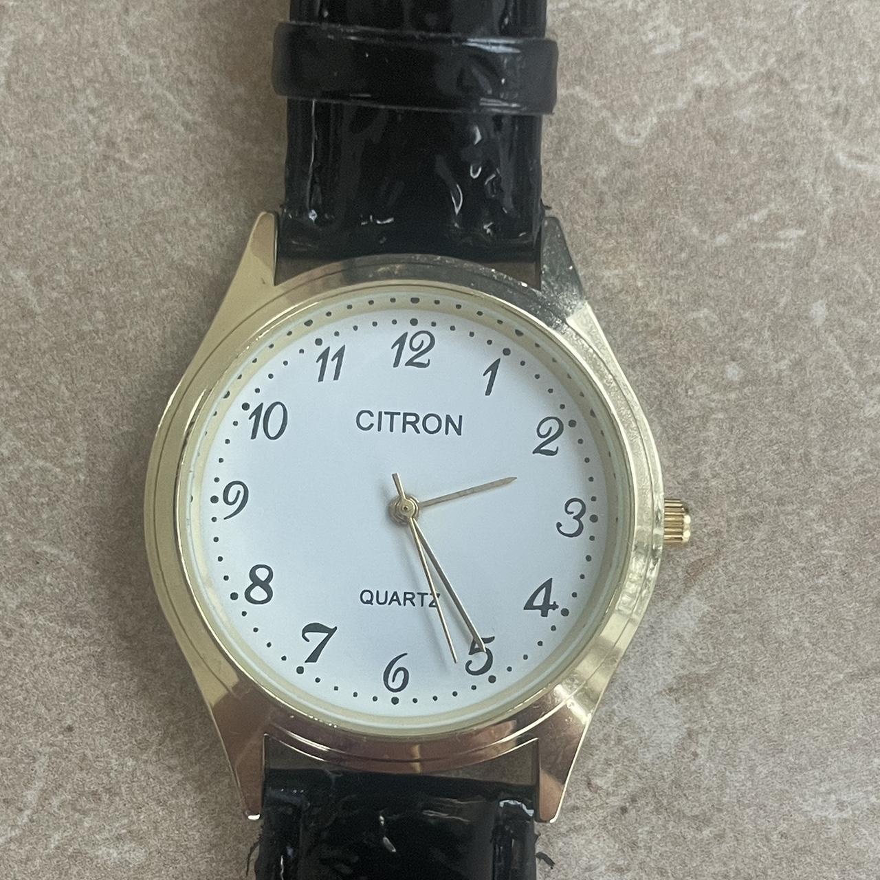 Citron quartz ladies watch Stainless steel... - Depop