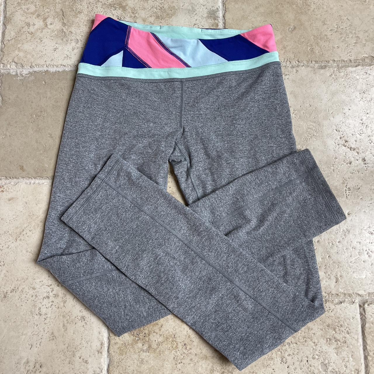 Kid’s Size 14 Ivviva by Lululemon high-waisted gray... - Depop