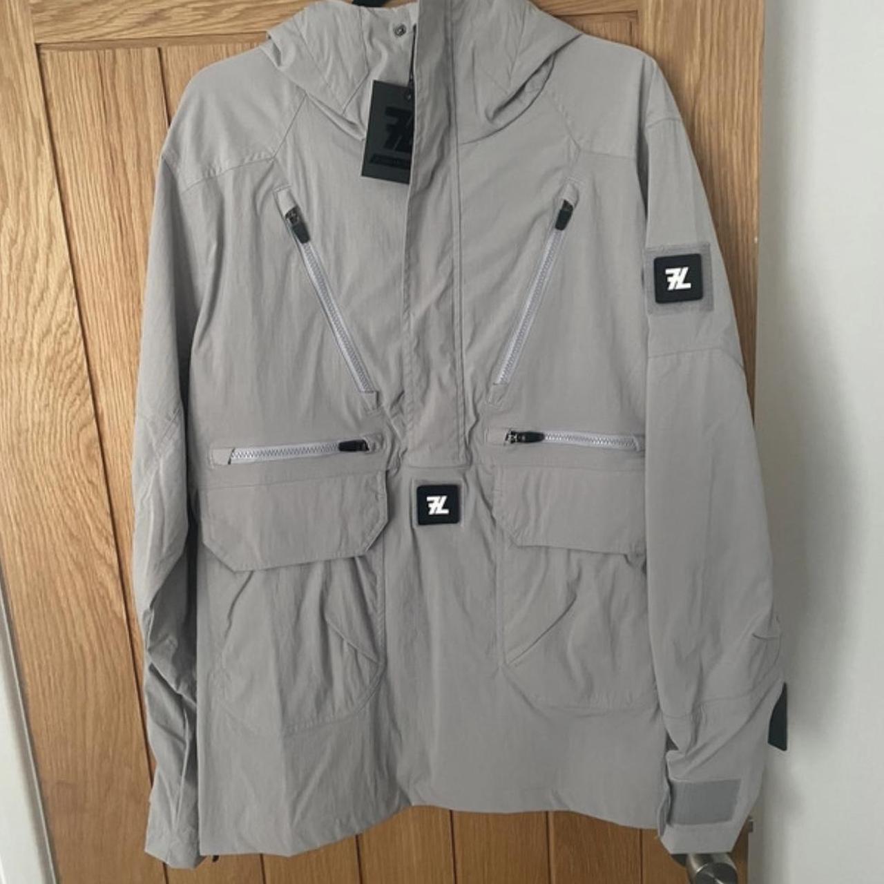 Large Seven Layer Smock jacket in Grey. BNWT from a... - Depop