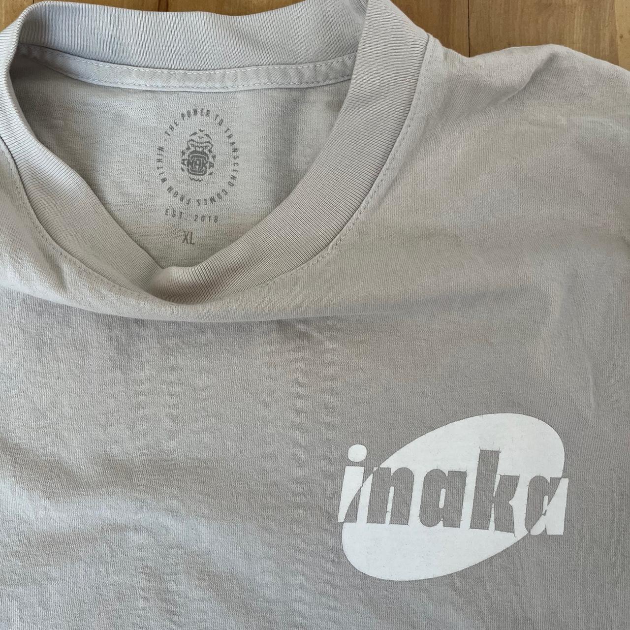 Inaka Power Oversized Cream Logo... | Depop