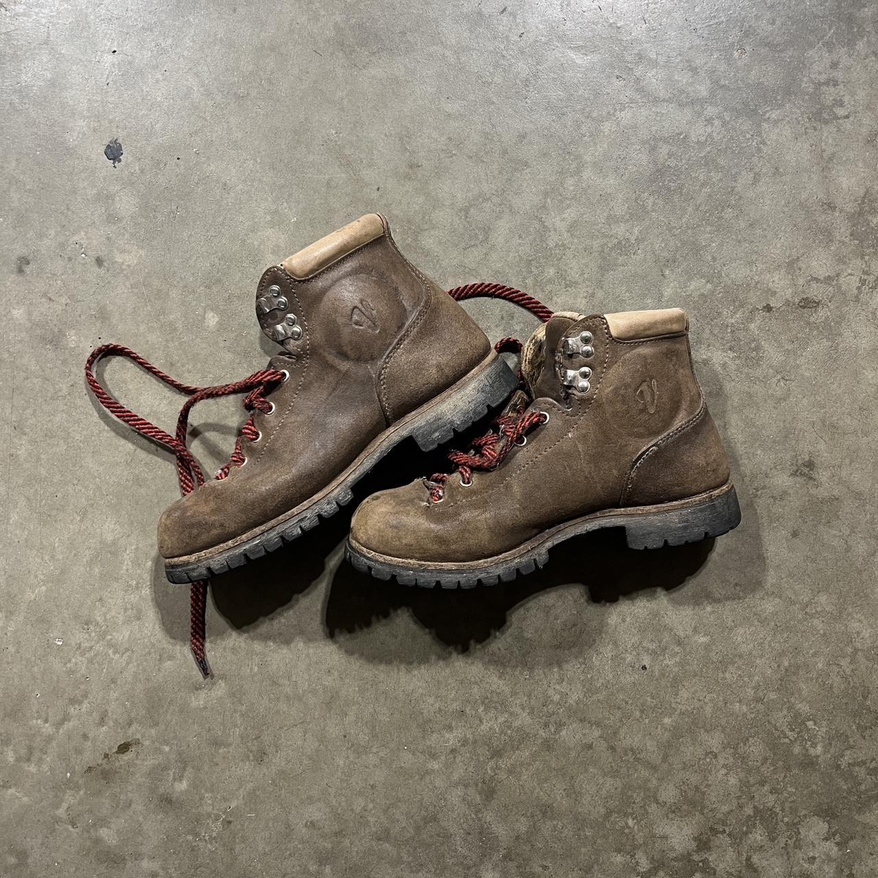 Vintage 1970s Vasque Hiking Boots - Leather Danner... - Depop