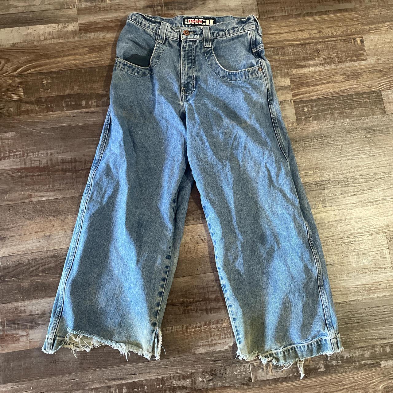 Lightly shat Jnco, 32W 32L #balls #poop #y2k #jnco - Depop