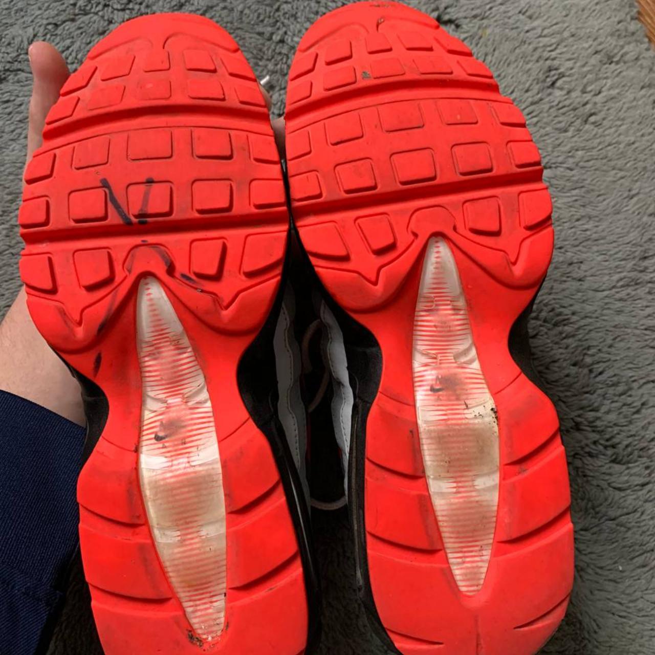 nike 95 shoes sneakers reflective - Depop