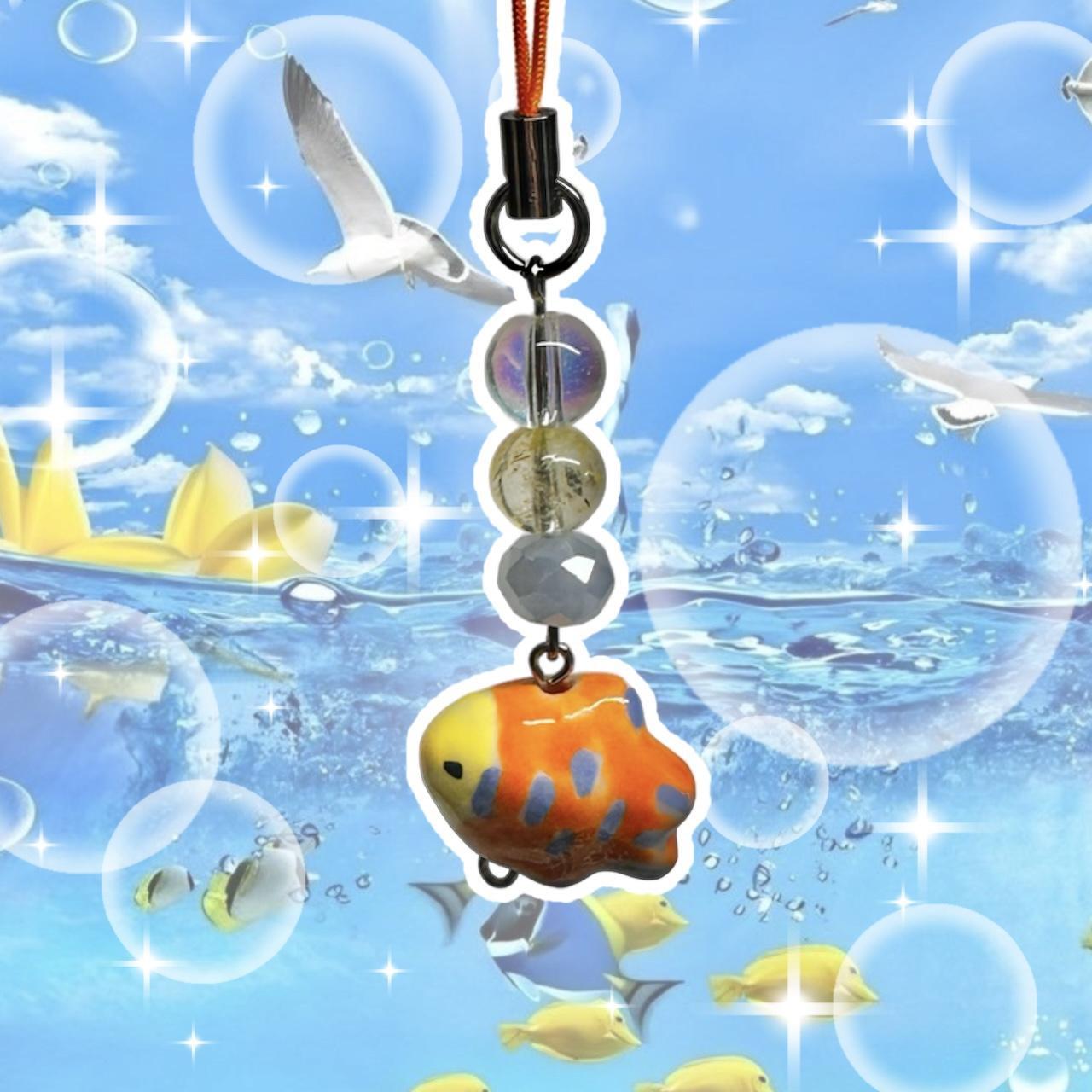 frutiger aero fish phone charm ˚୨୧⋆｡˚ ⋆ -... - Depop