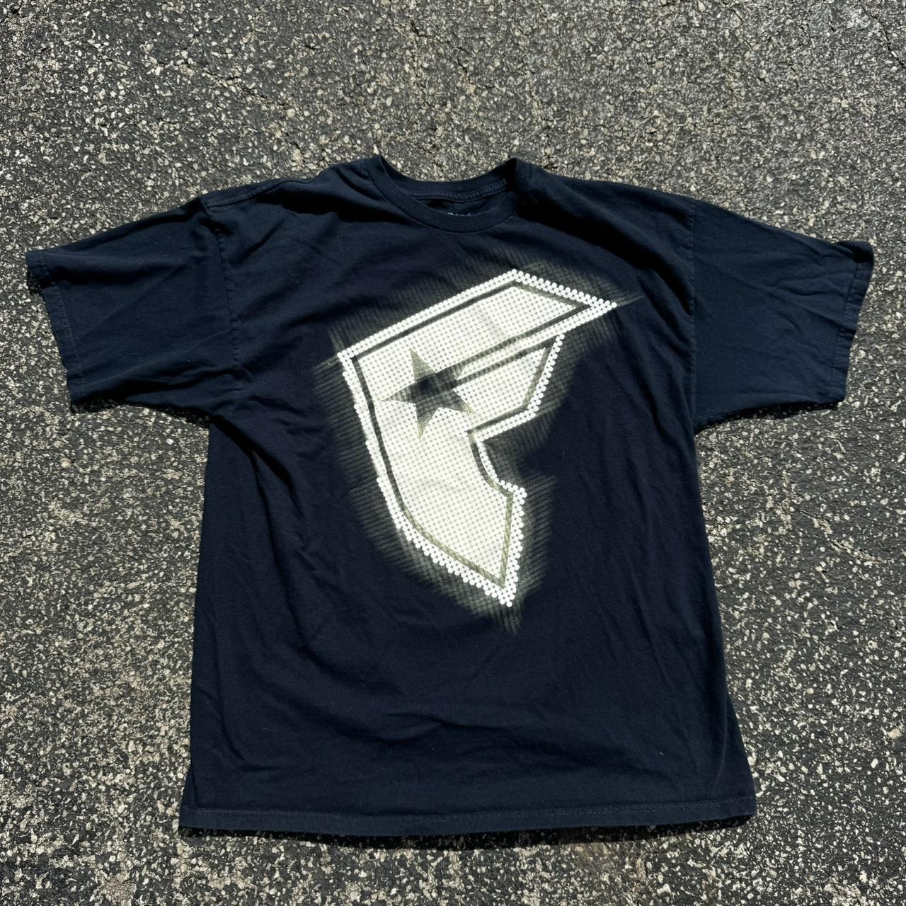 Y2K 2000’s Famous Stars and Straps Big F Logo Skater... - Depop