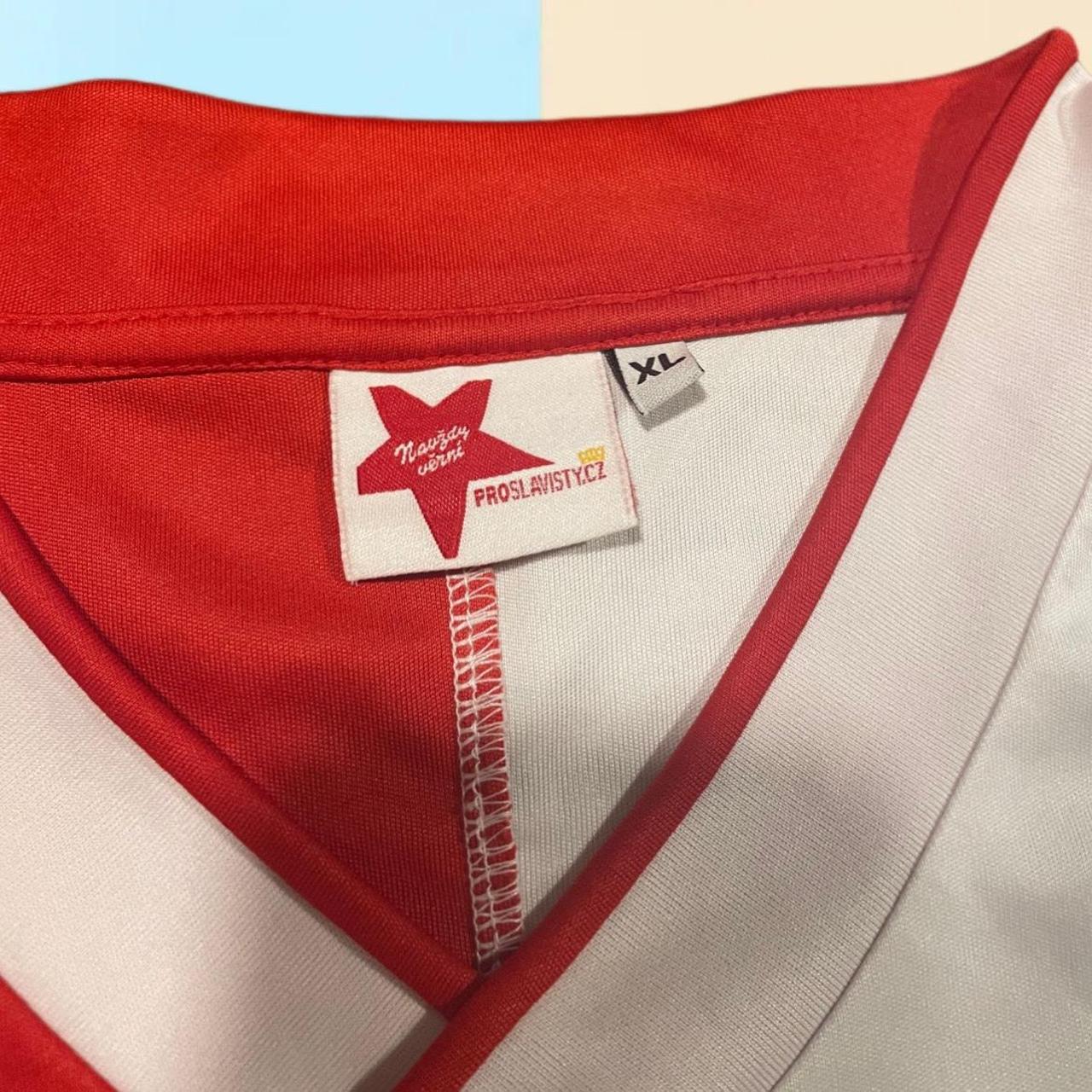 SLAVIA PRAGUE HOME FOOTBALL/ SOCCER... - Depop