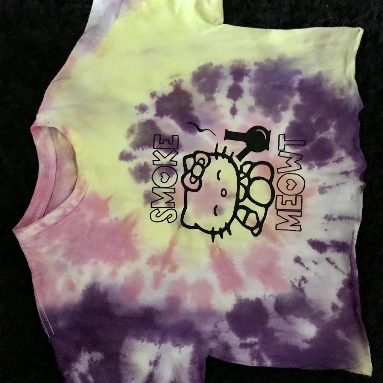 Hello Kitty 420 Tie Dye Size L New Size L Feel free... - Depop