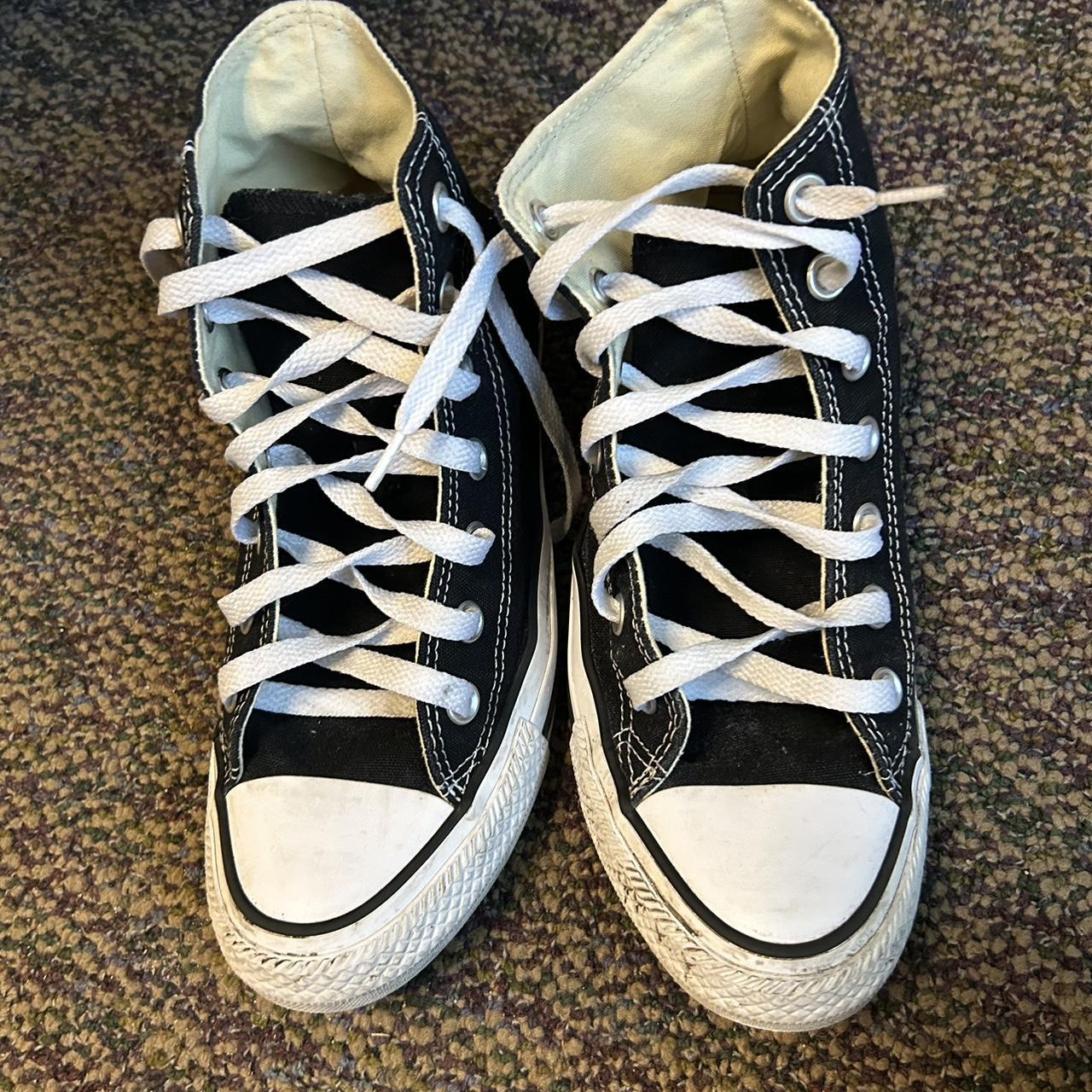 Black converse size 5 (Final price) | Depop