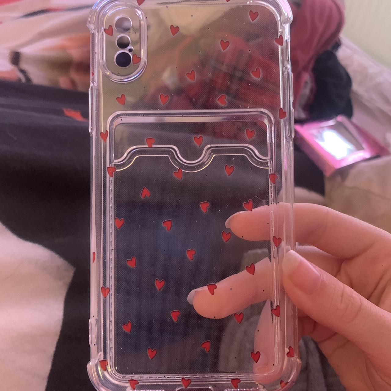 Shien love heart phone case #shein #phonecase #love... - Depop