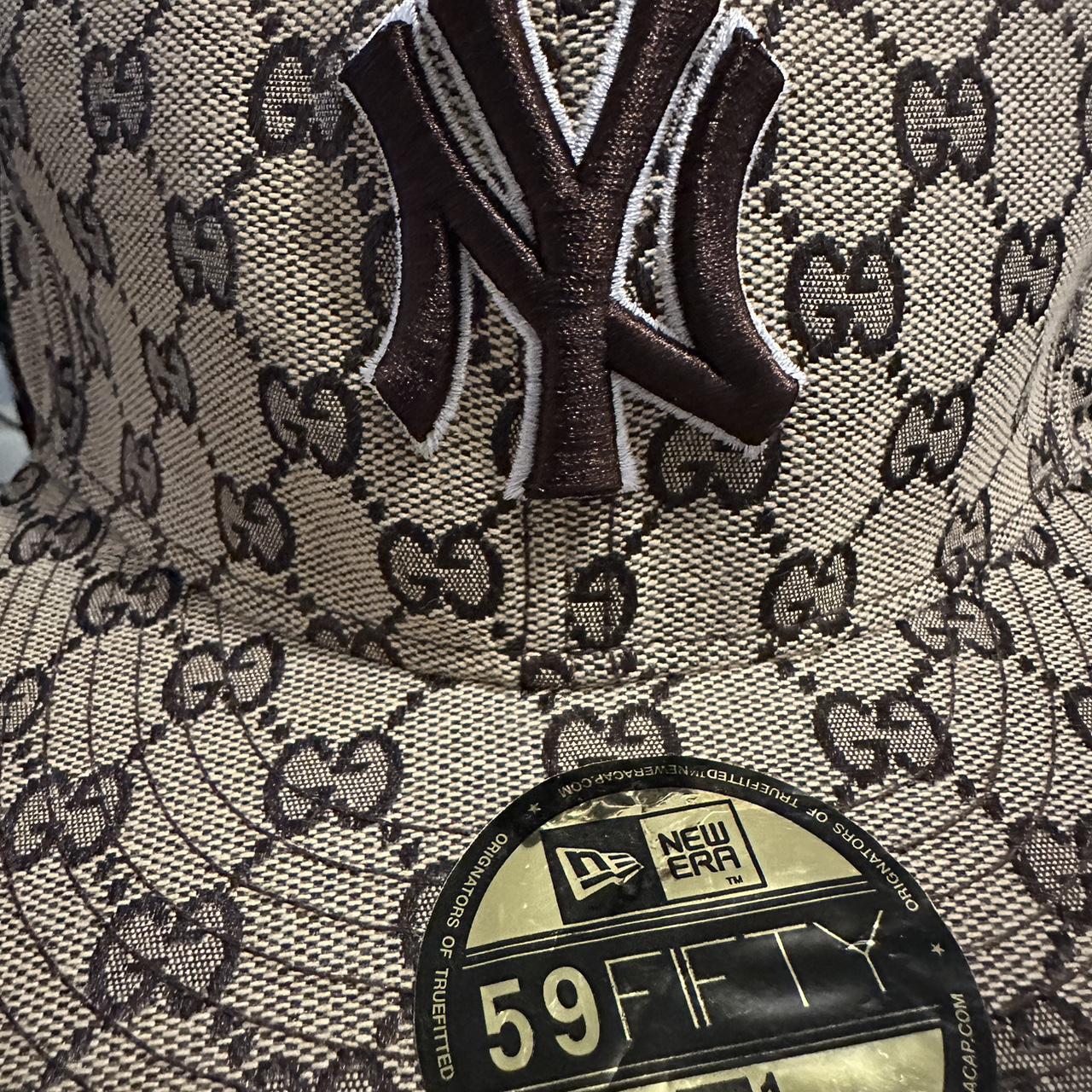 New York Yankee gucci x new era vintage cap!! Rare... - Depop