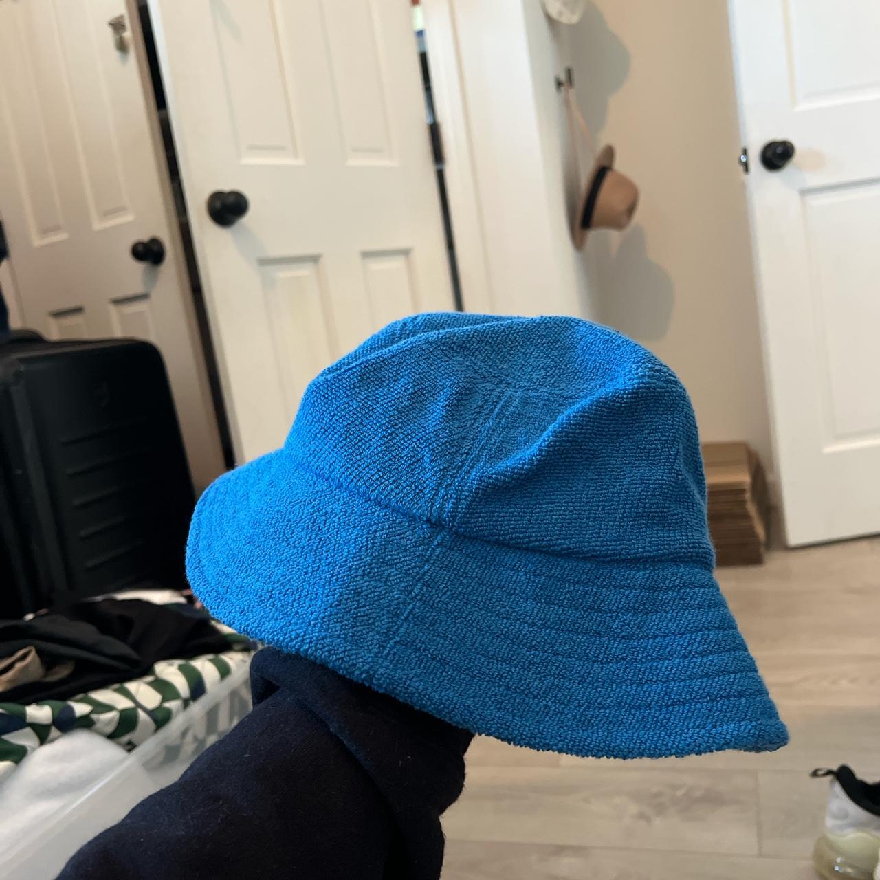 SET OF 2 - perfect white & blue bucket hats - Depop