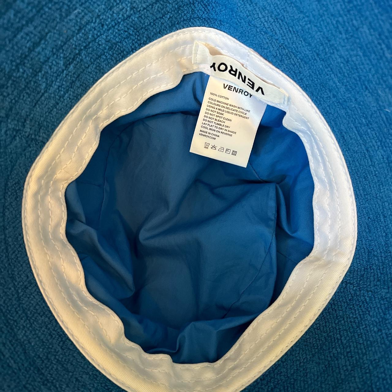 SET OF 2 - perfect white & blue bucket hats - Depop