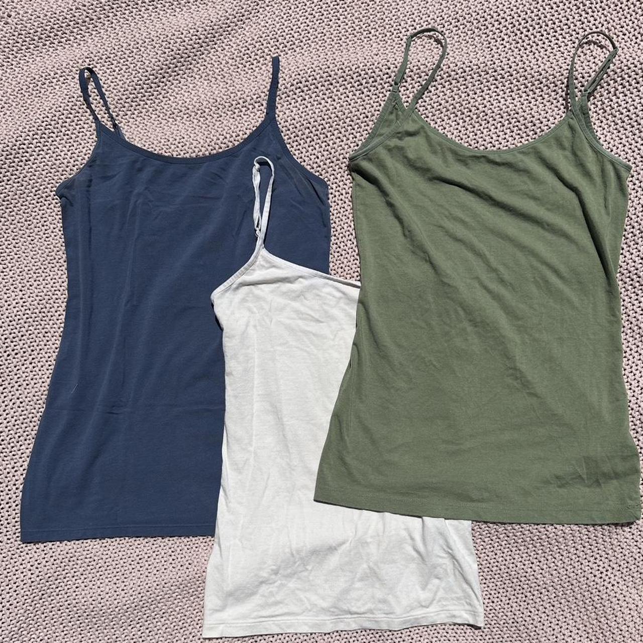 Bundle of 3 camis Description: three lightly used... - Depop