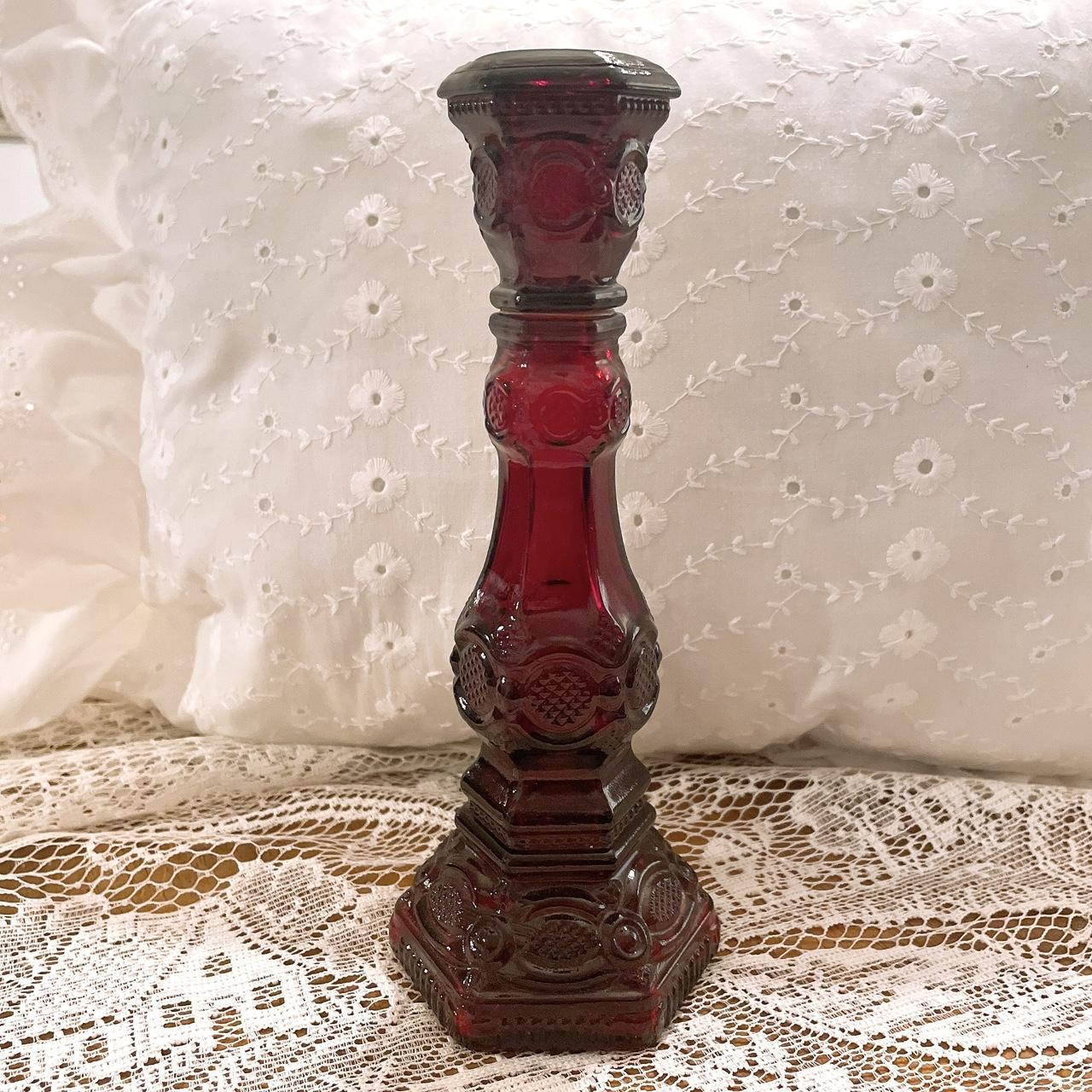 Beautiful Red Glass Avon Vintage 1876 Cape Cod Ruby... - Depop