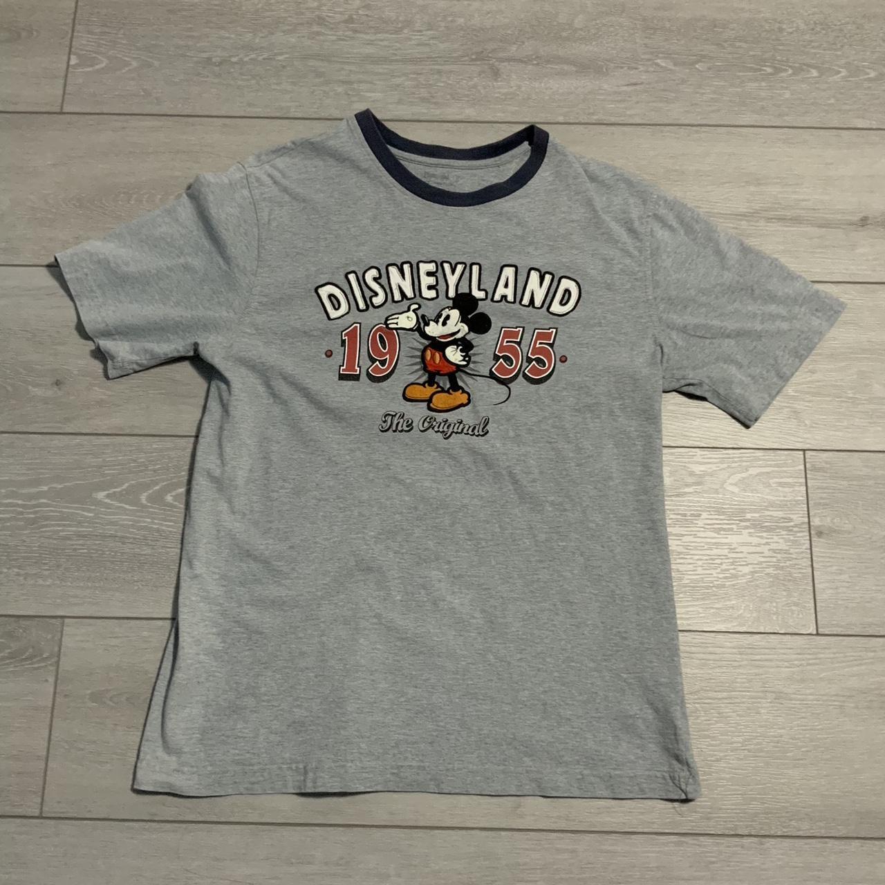 Disney Ringer Collar Tee Size M Length 26” Pit to... - Depop