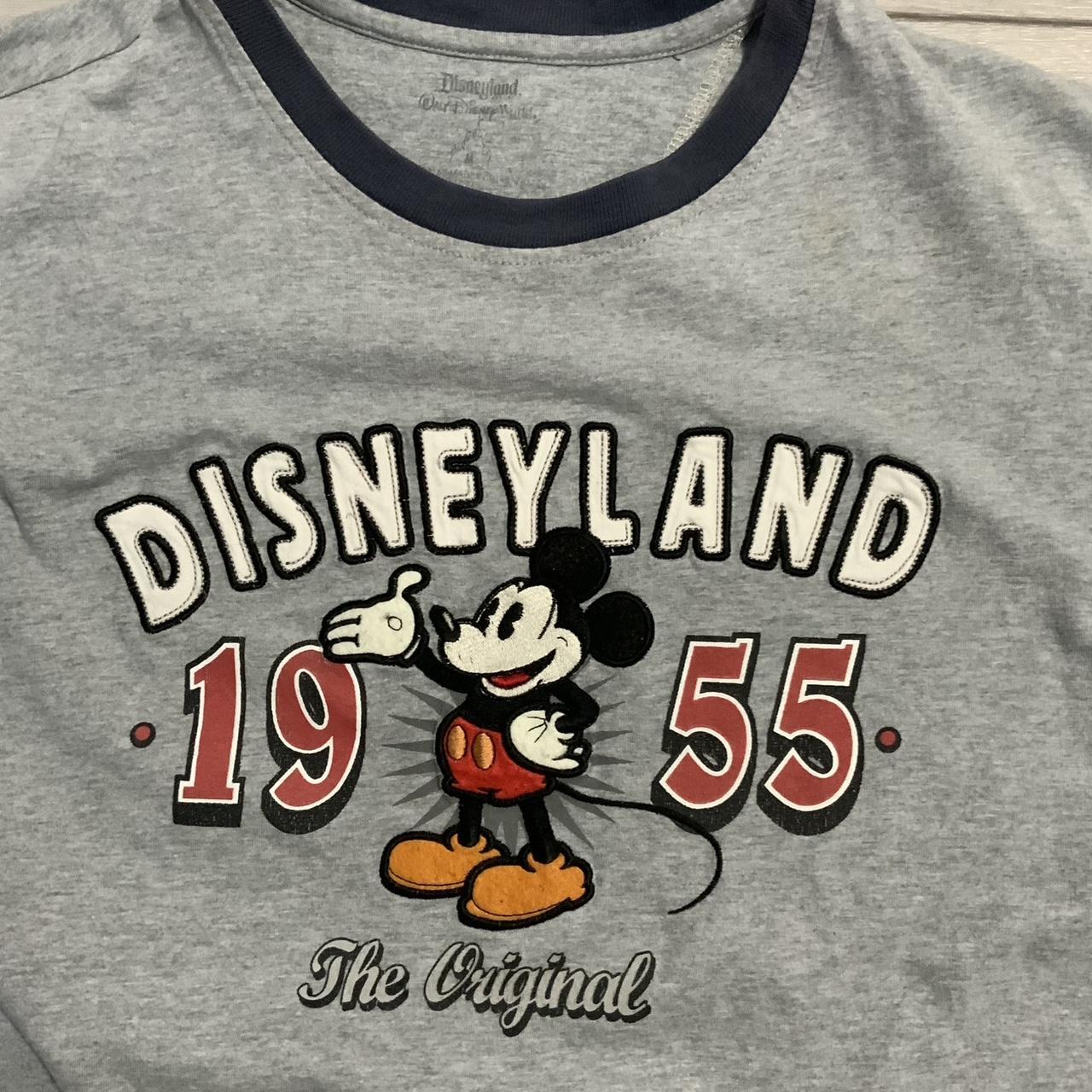 Disney Ringer Collar Tee Size M Length 26” Pit to... - Depop