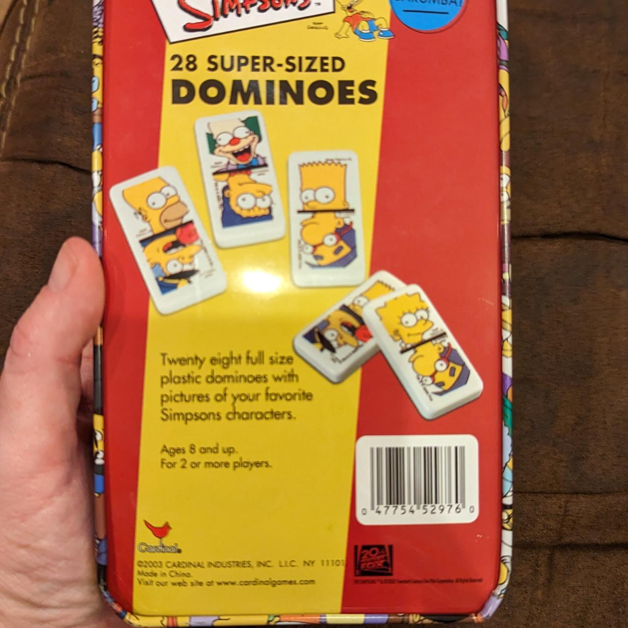 The simpsons dominos game set, all tiles are there,... - Depop