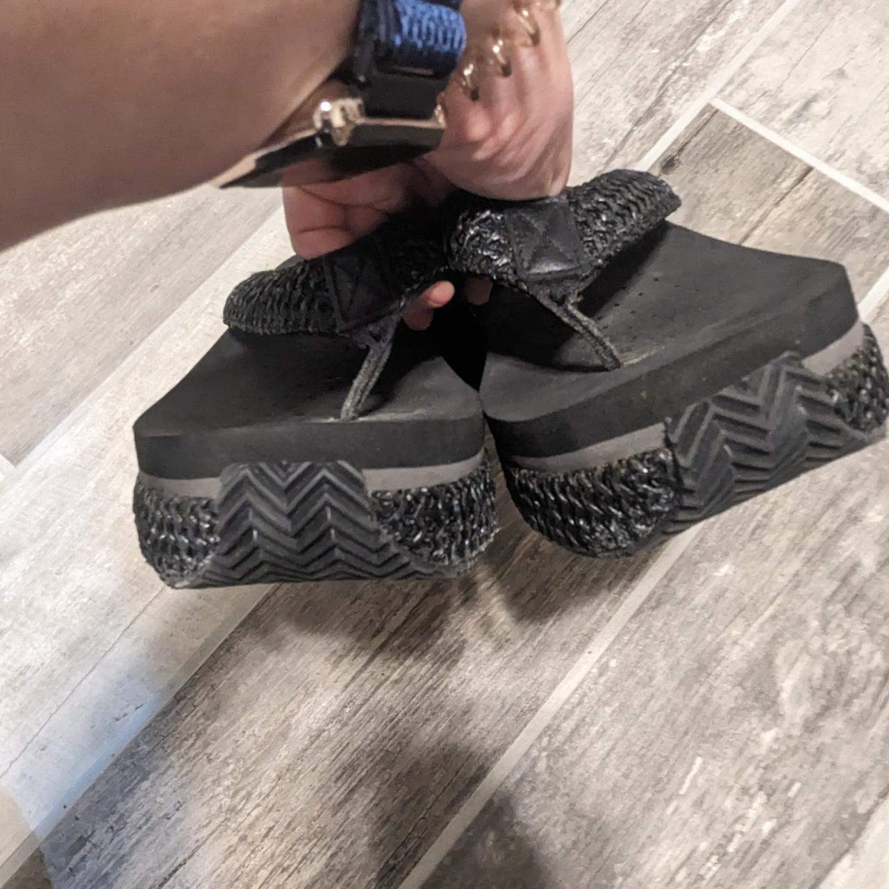 Womens black Volatile platform sandals, in like new... - Depop