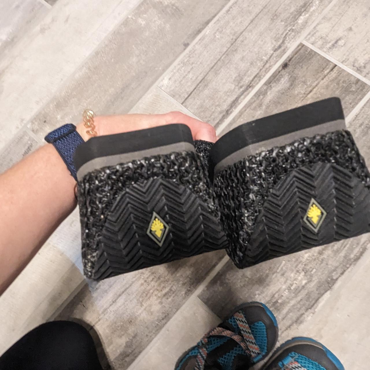 Womens black Volatile platform sandals, in like new... - Depop