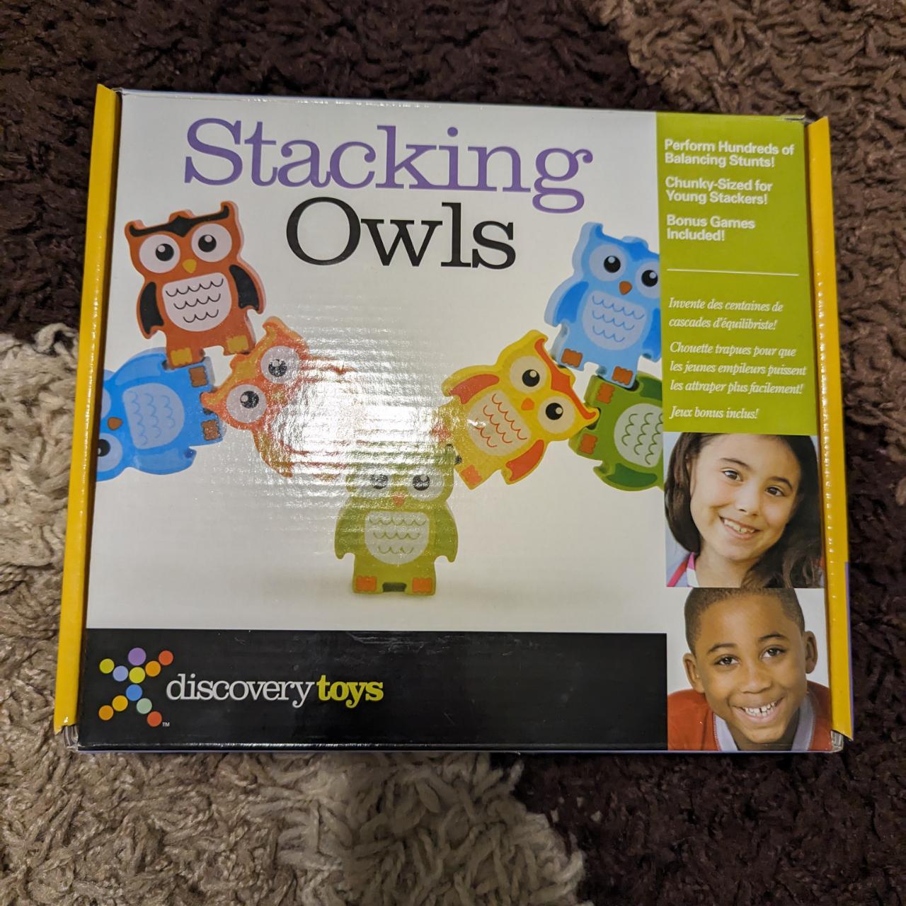 Discovery Toys Stacking owls, total of 12 owls and... - Depop