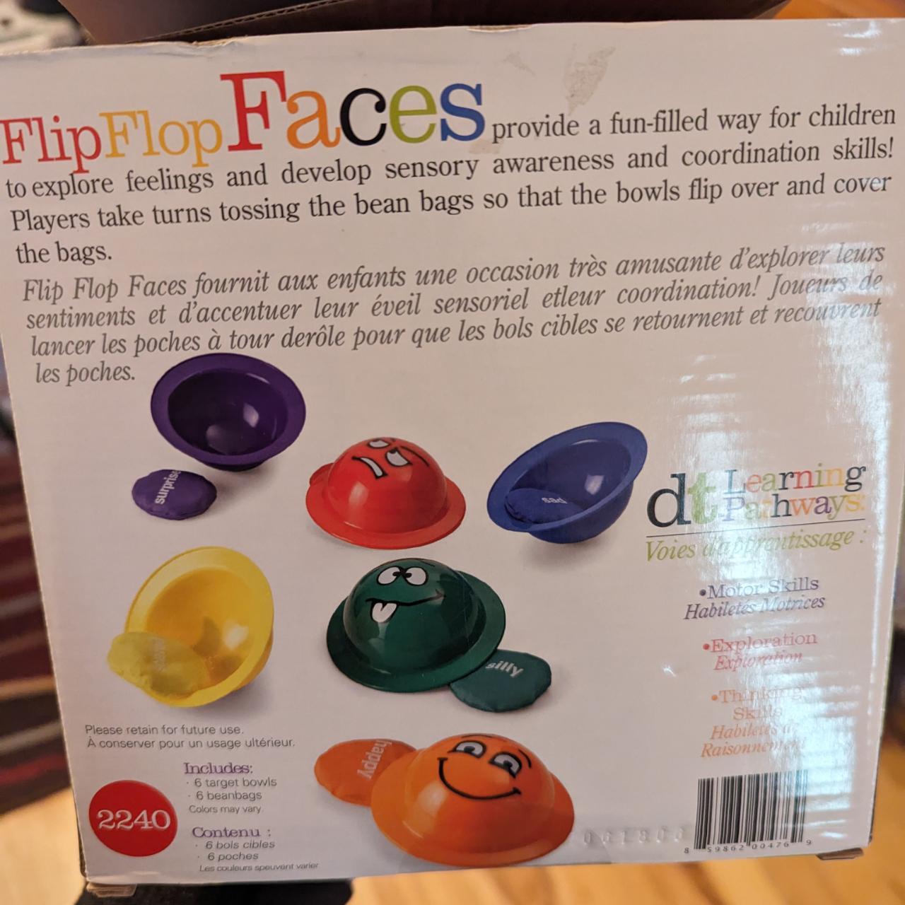 Discovery Toys game, flip flop faces, great game for... - Depop