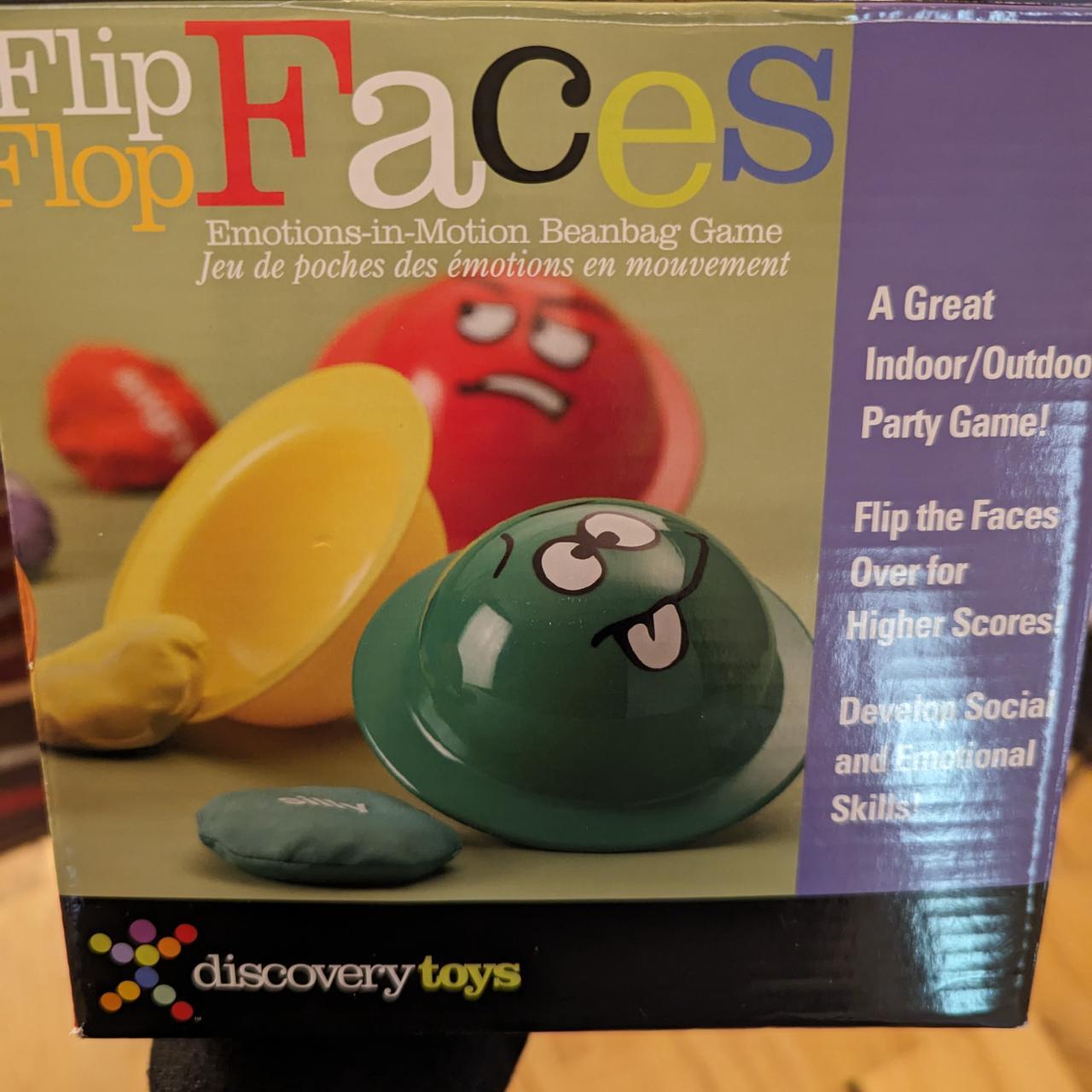 Discovery Toys game, flip flop faces, great game for... - Depop