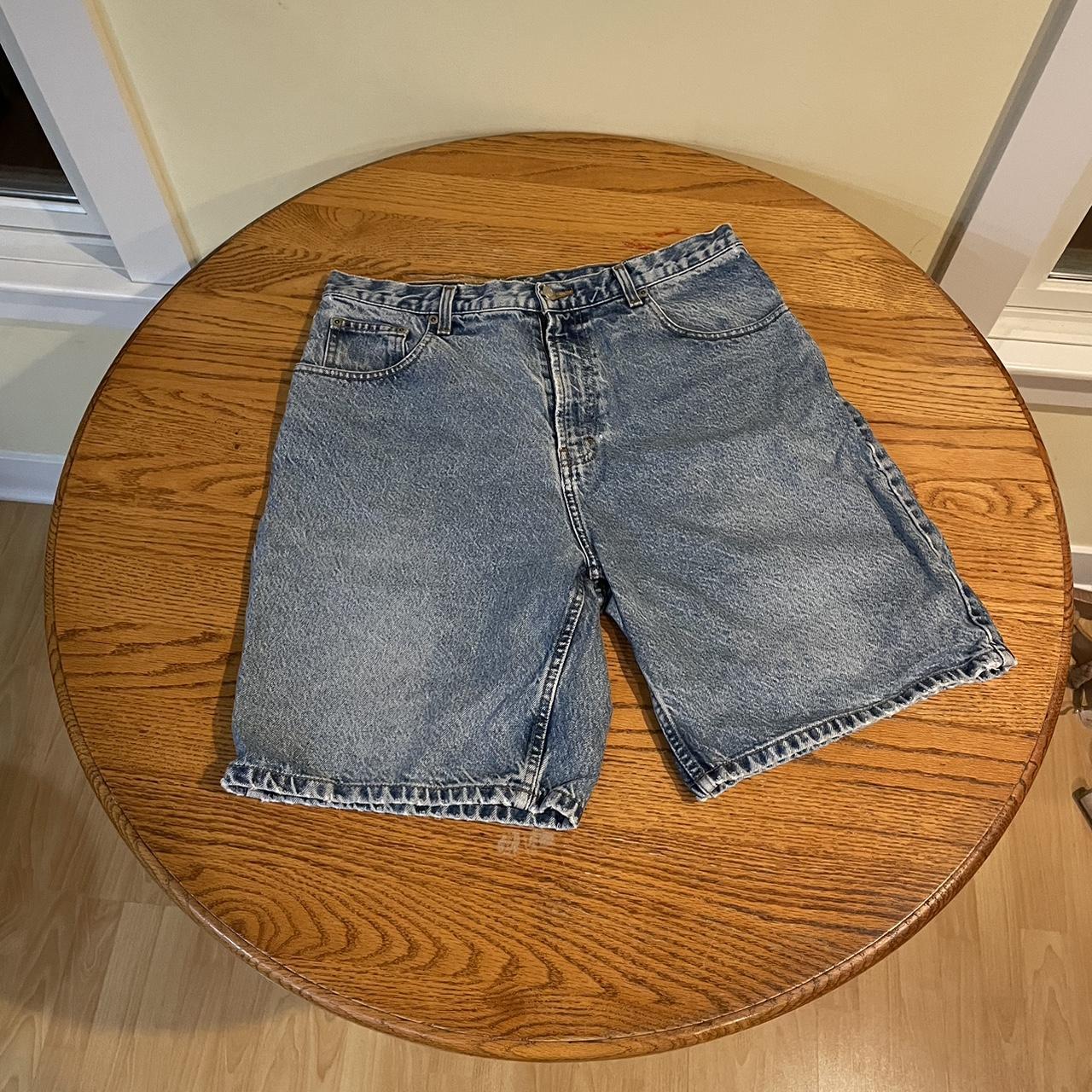 light wash jorts 34 - Depop