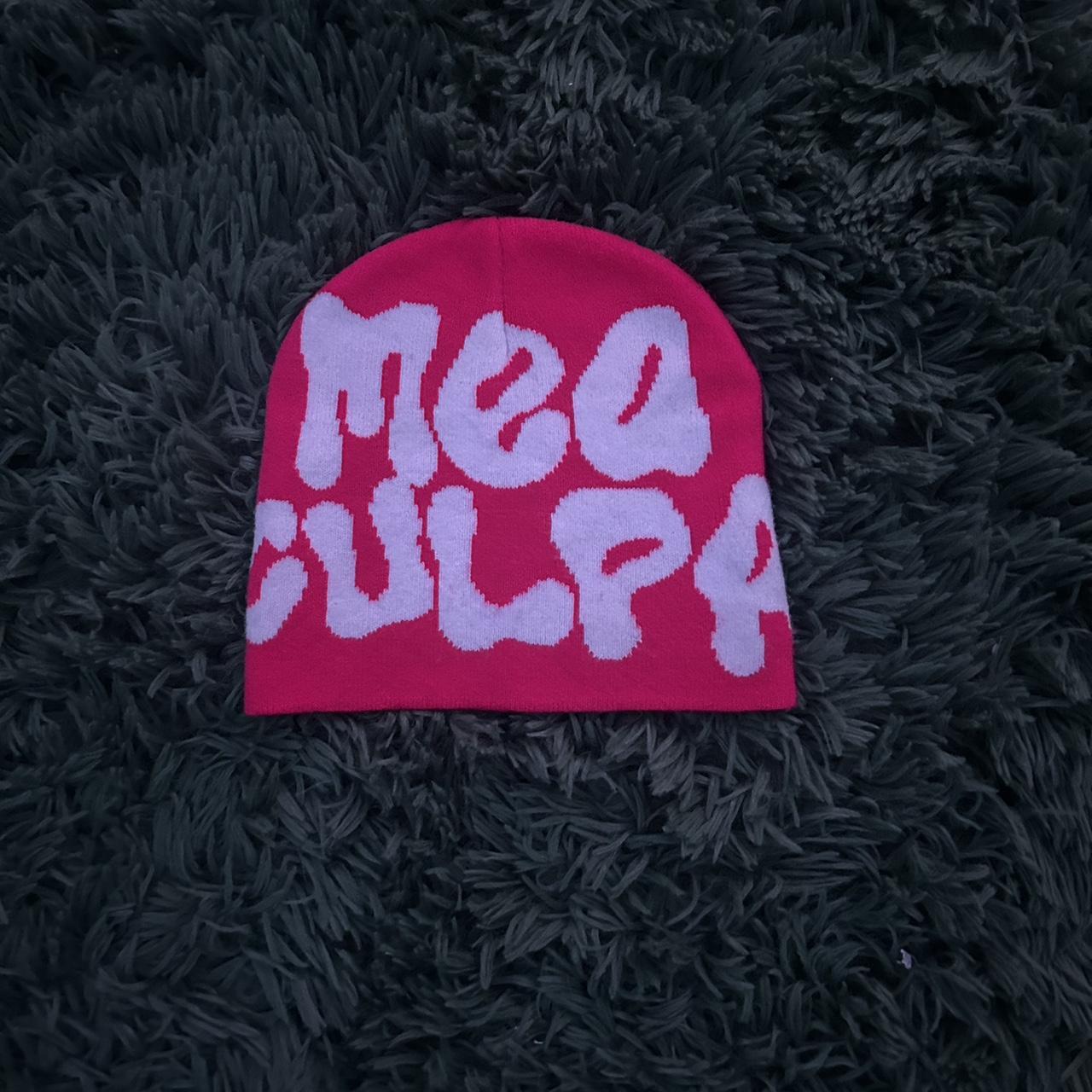 MEA CULPA "Hot pink" y2k beanie ‼️PRICES... - Depop