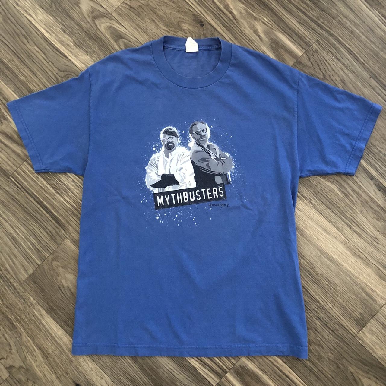 Y2K MythBusters shirt Size L Measurements: 20 x 28 - Depop