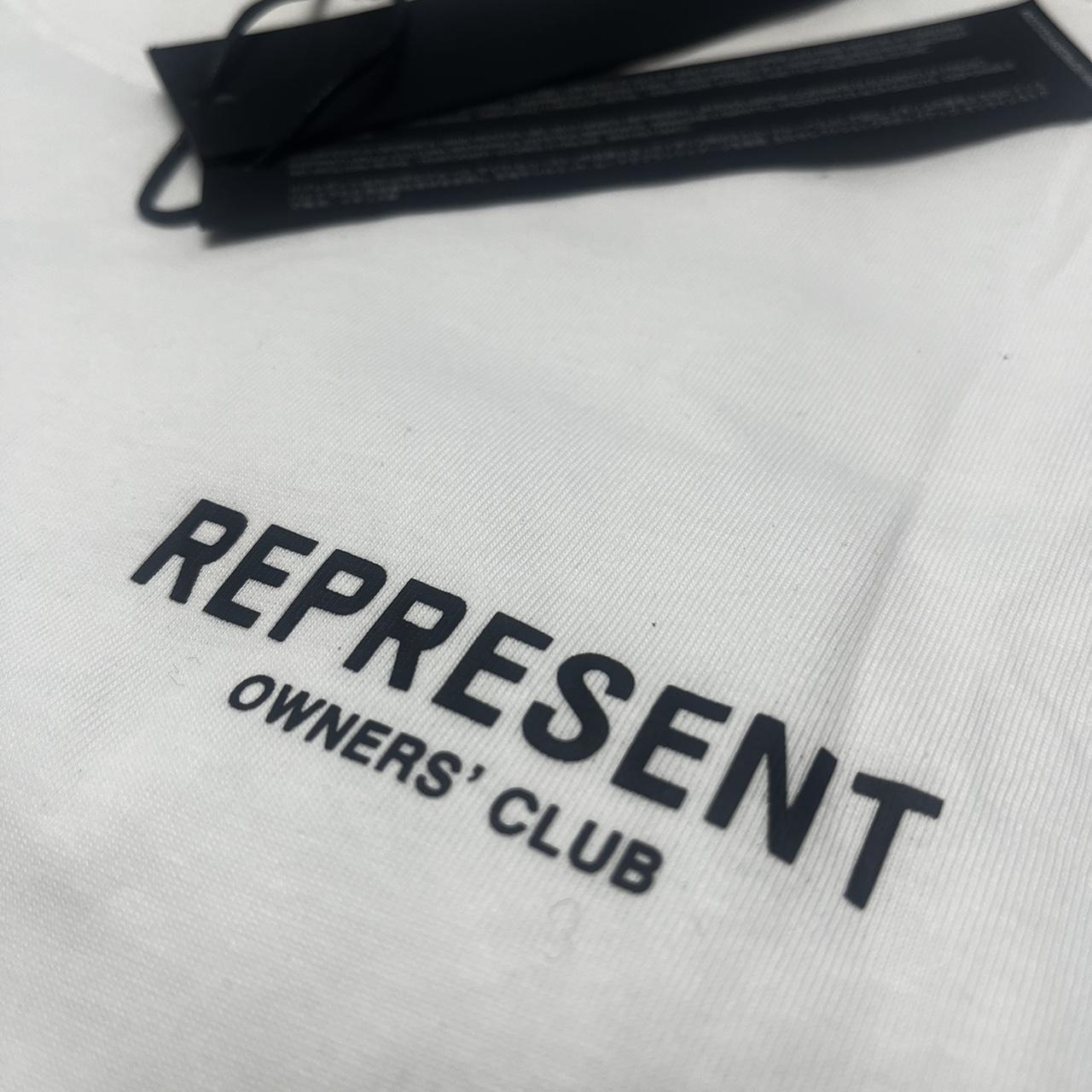 Represent Owners Club white T-shirt Medium Brand... - Depop