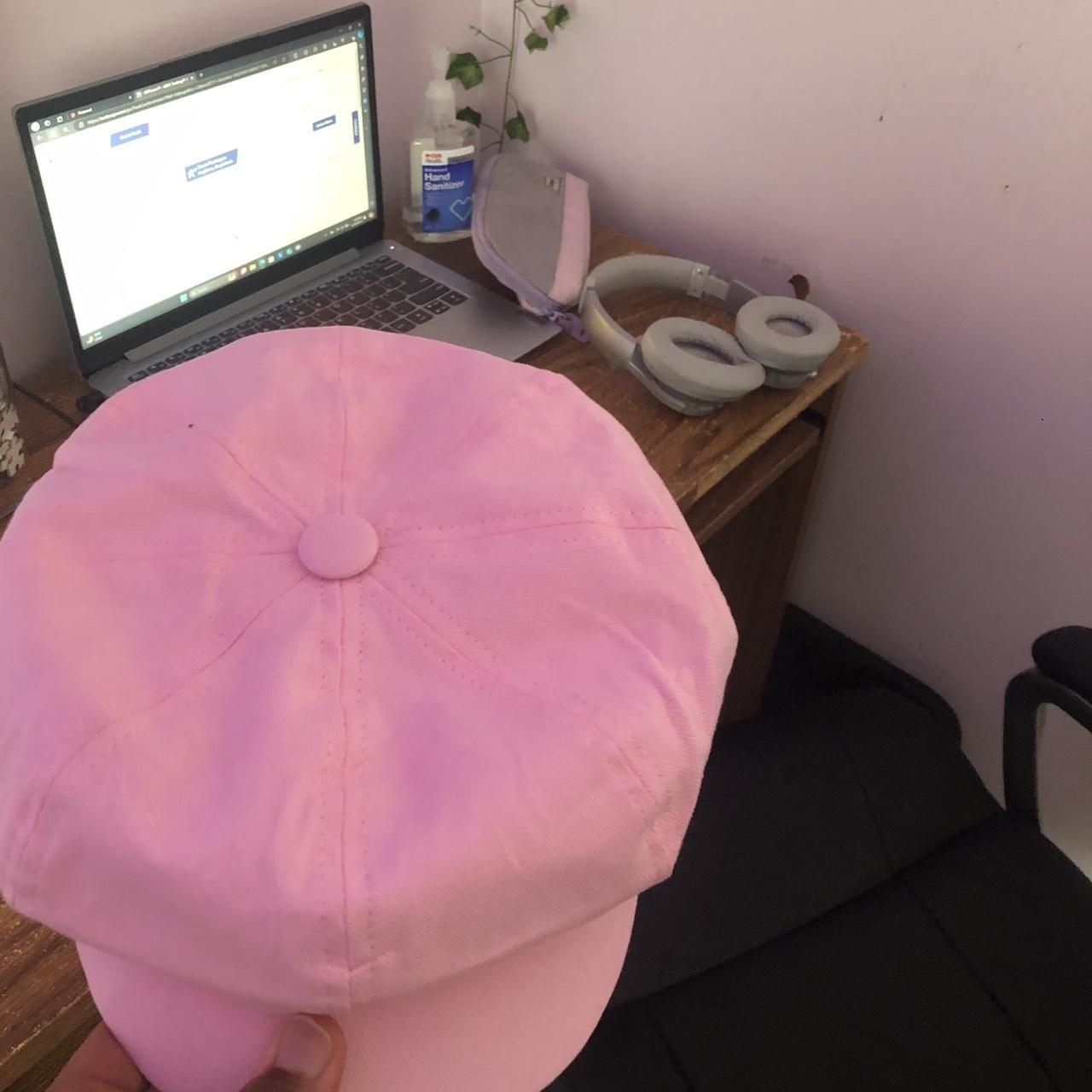 Y2k pink 2000s hat - Depop