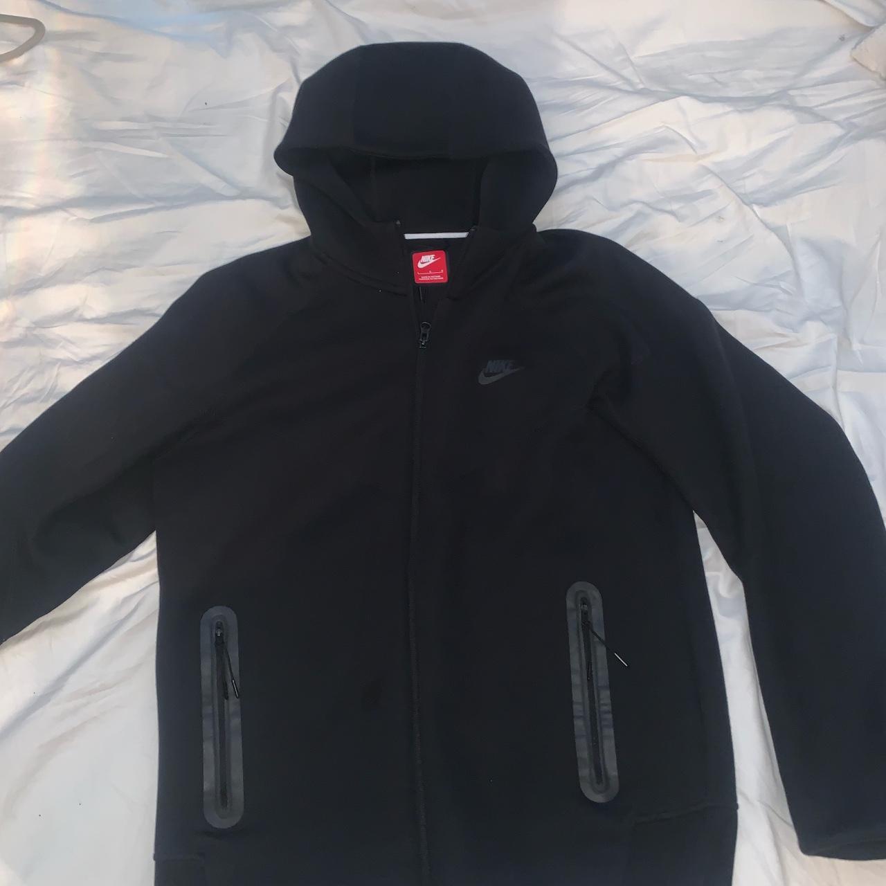 Black New season tech jumper Worn once In Great... - Depop