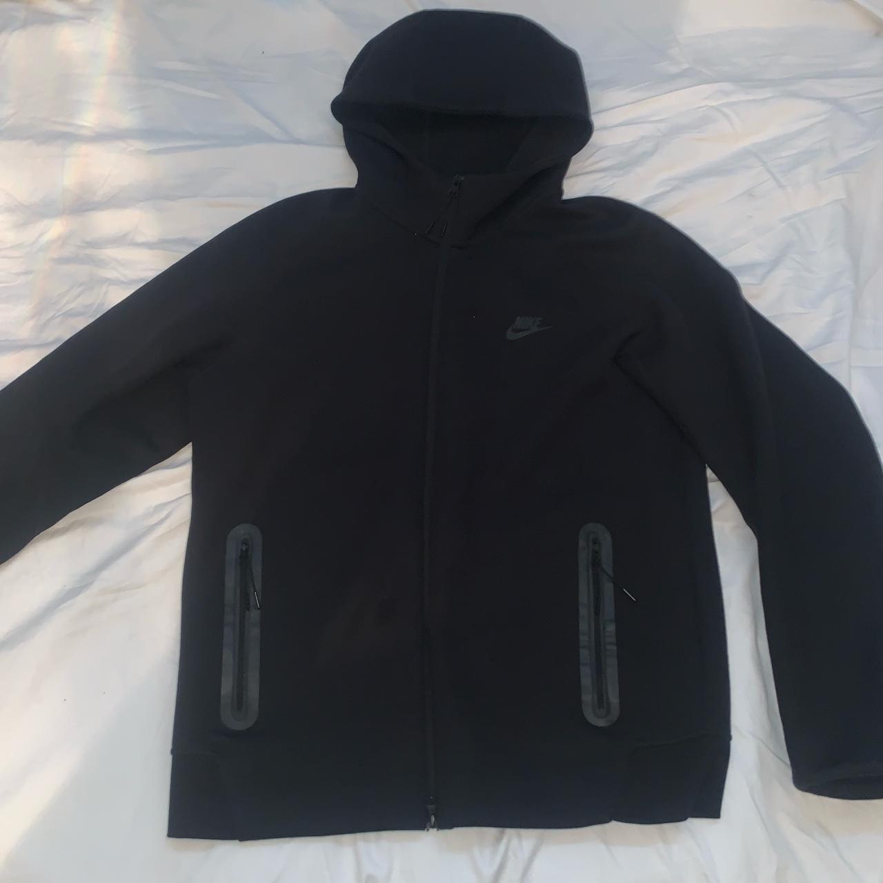 Black New season tech jumper Worn once In Great... - Depop