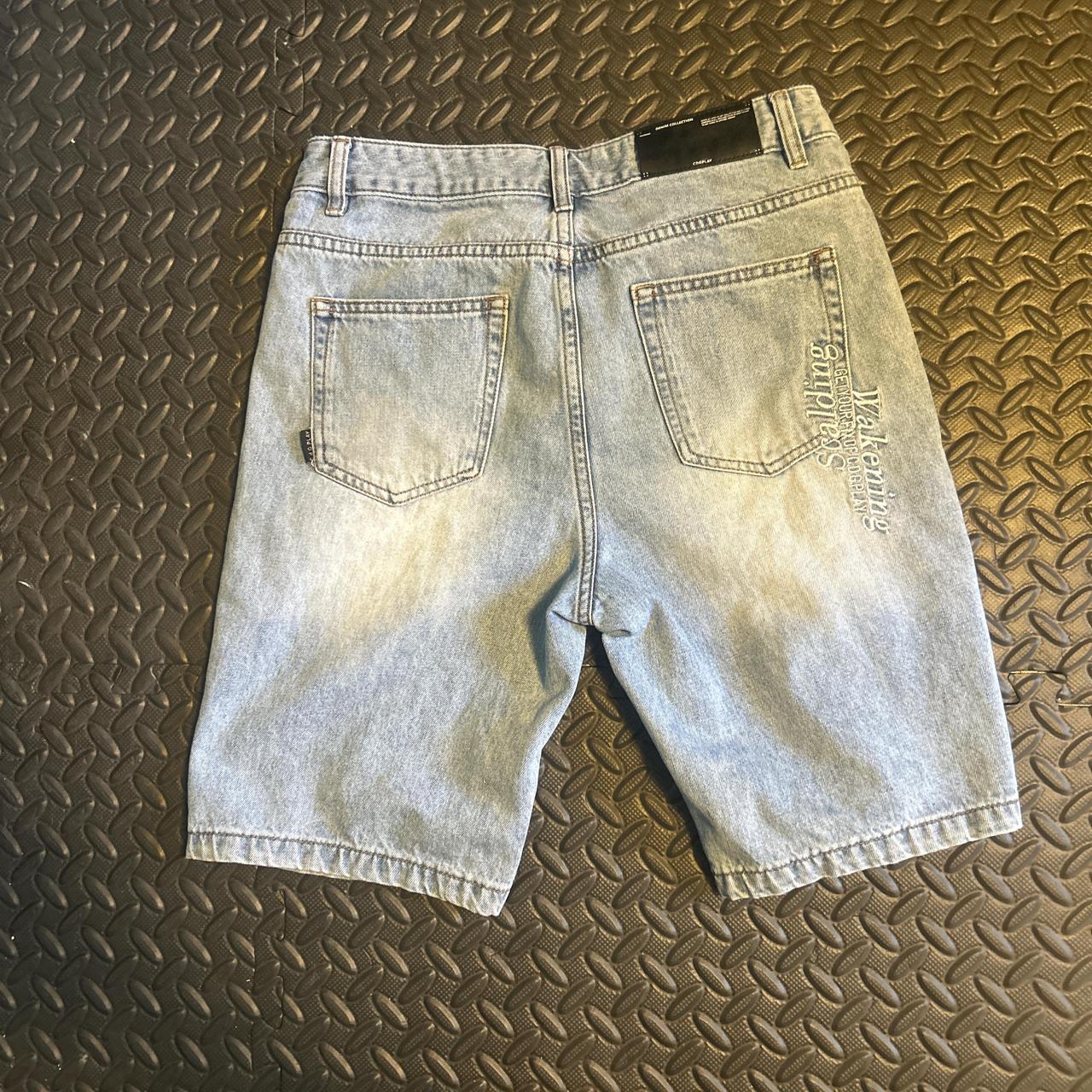 Comme des Garçons blue denim jorts/CDG Jorts This a... | Depop
