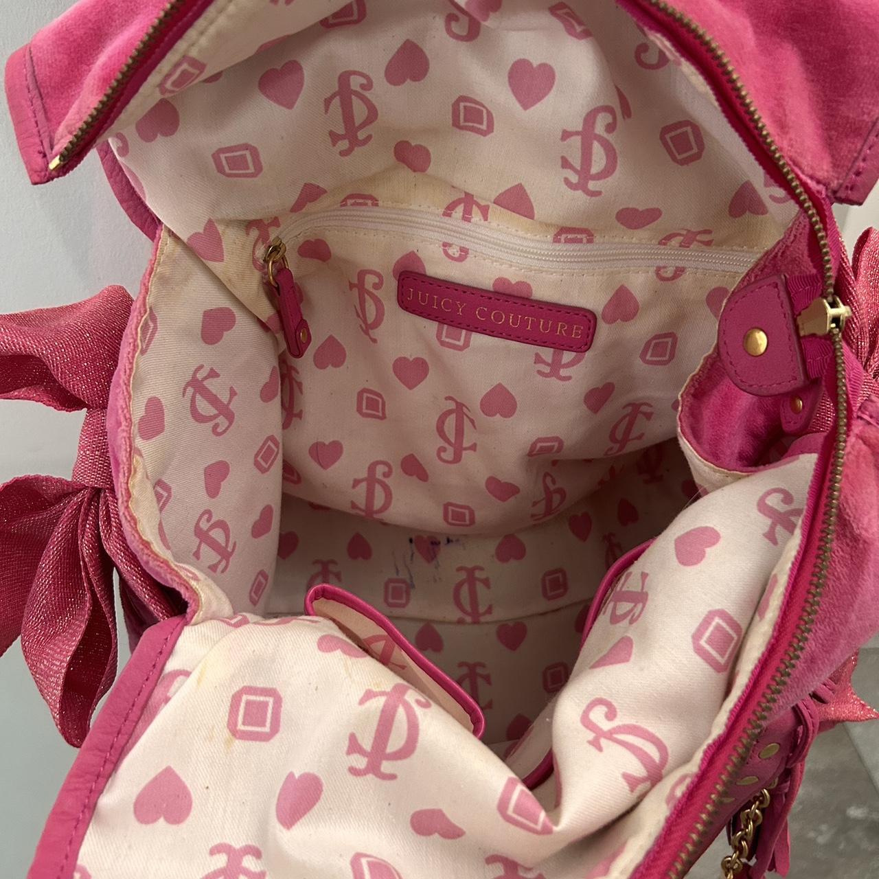 Juicy Couture Hot pink ms daydreamer bag 🩷 It still... - Depop