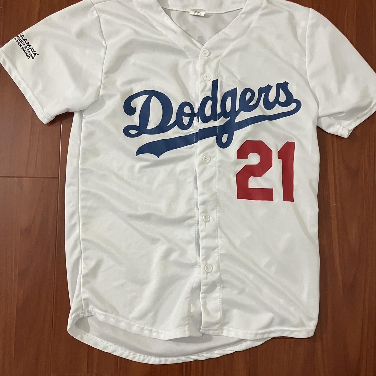 DODGERS #21 Walker Buehler Jersey from YAAMAVA; Size: M - Depop