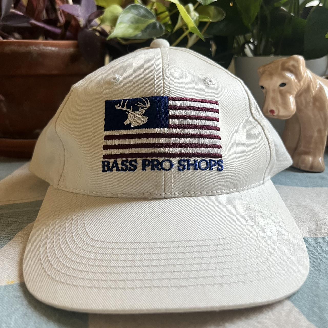 like-new vintage, embroidered bass pro shop hat.... - Depop