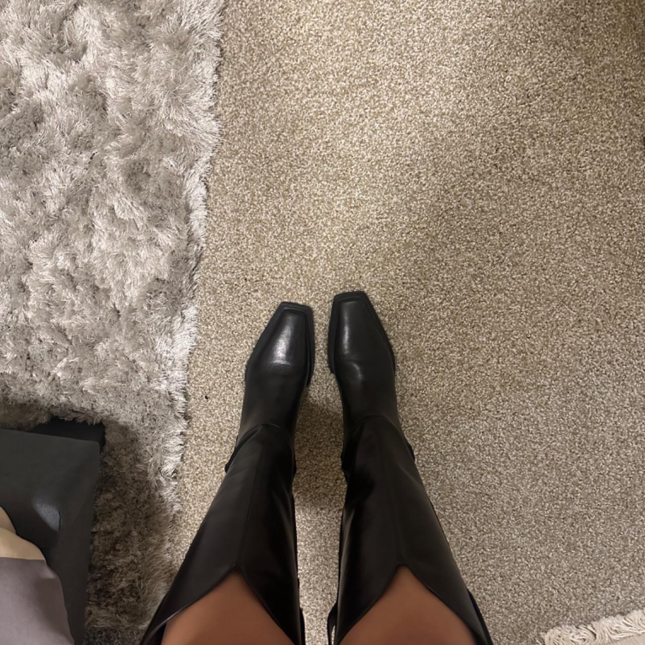 Alina vagabond western tall boot! in great condition... - Depop