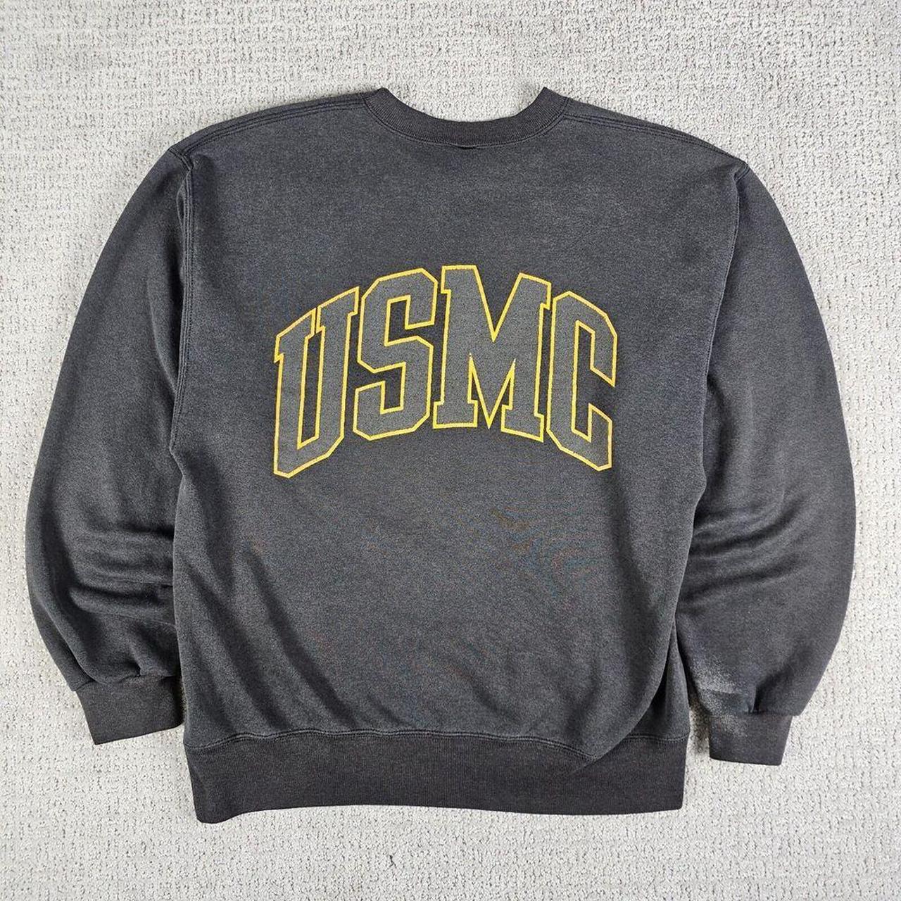 Vintage United States Marine Corp Sweater 90s USMC... | Depop