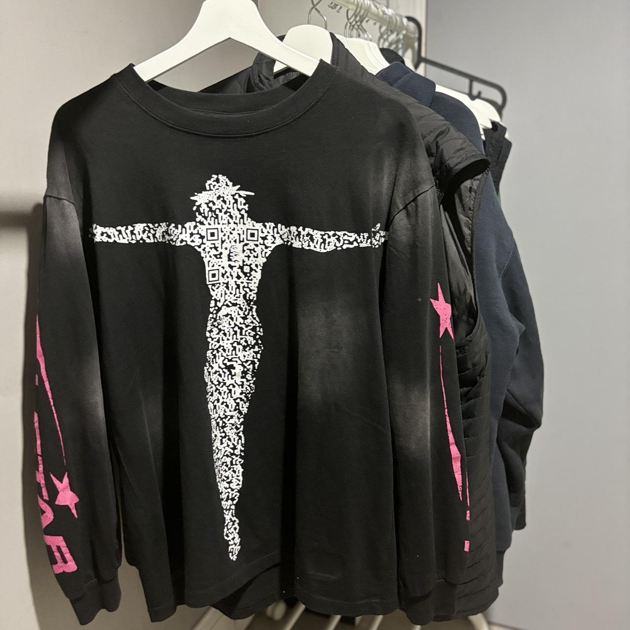 Hellstar QR Christ L/S Tee - Worn lightly without... | Depop