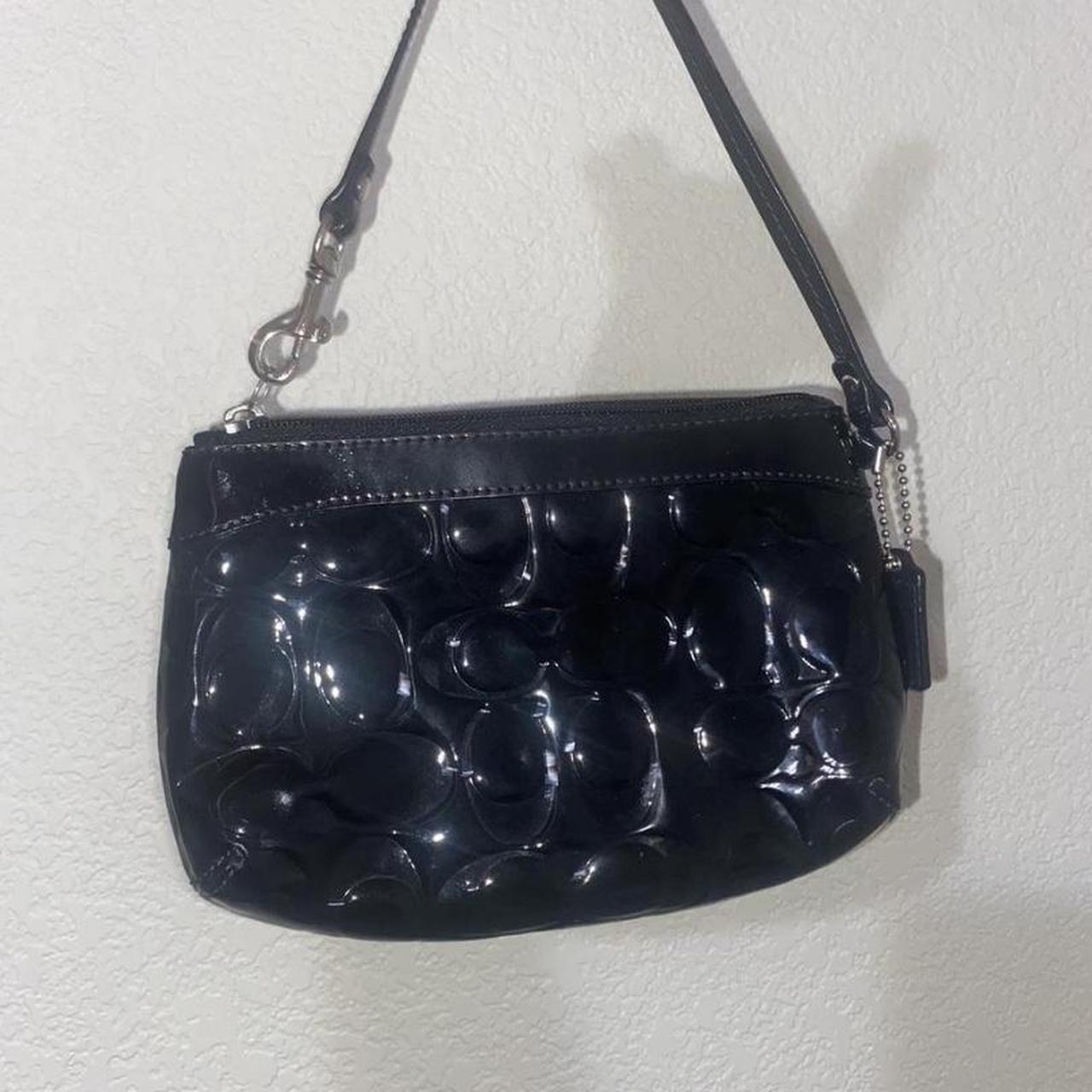 Vintage early 200’s coach black shoulder bag Please... - Depop