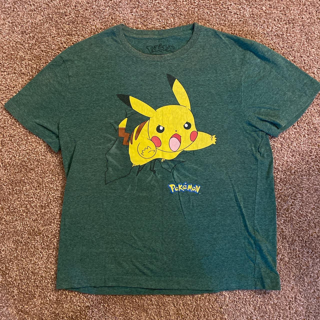 Pikachu Tshirt Adult size medium, kinda fits small... | Depop