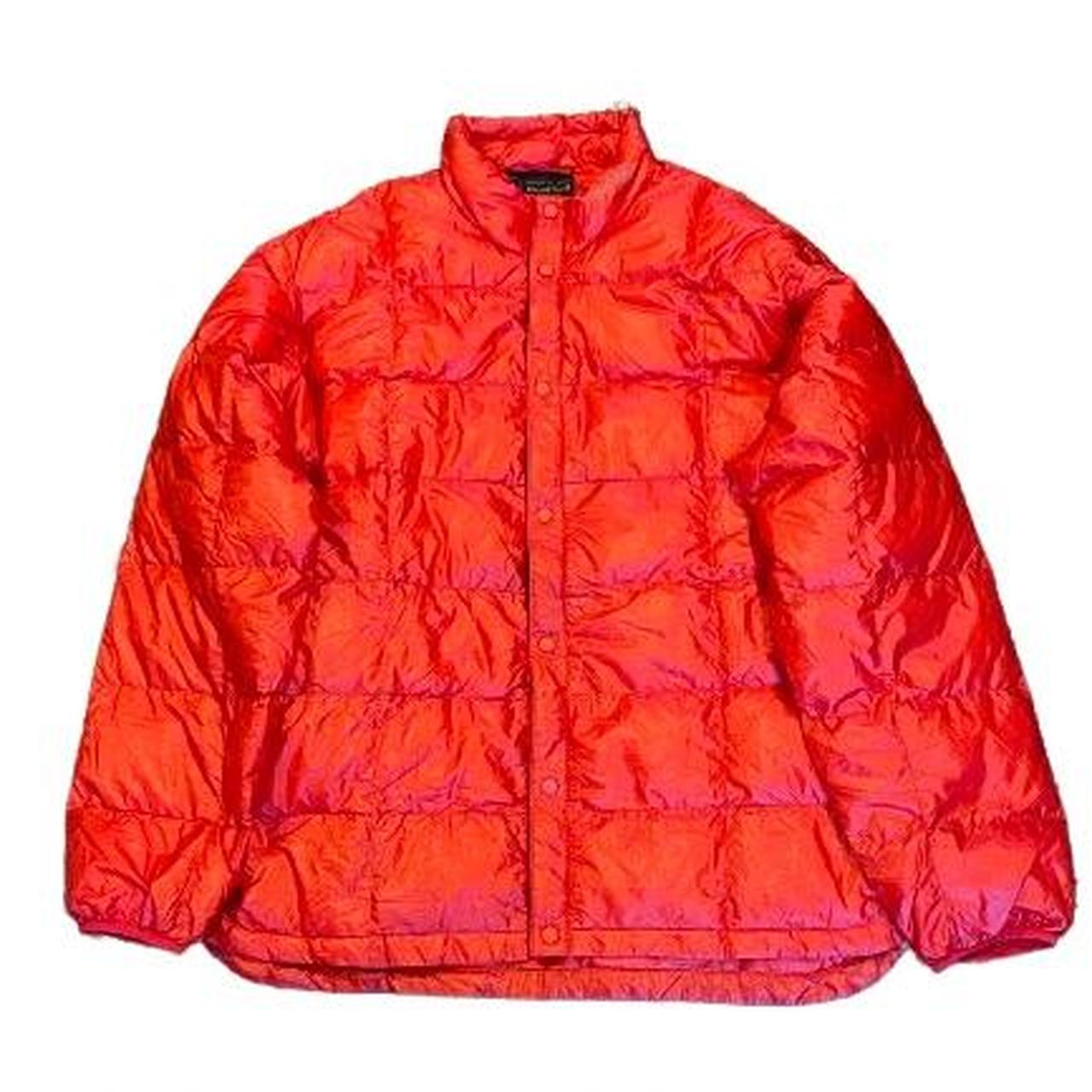Red Montbell Puffer Jacket Montbell puffer inner... - Depop