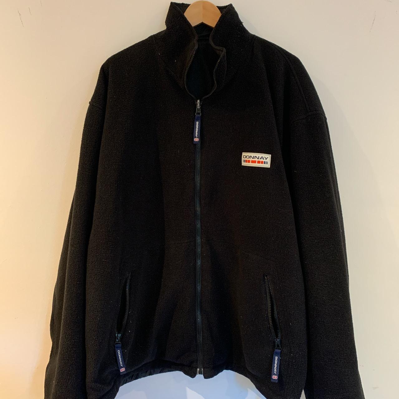 Reversible Black Sports Jacket / Coat Donnay... - Depop