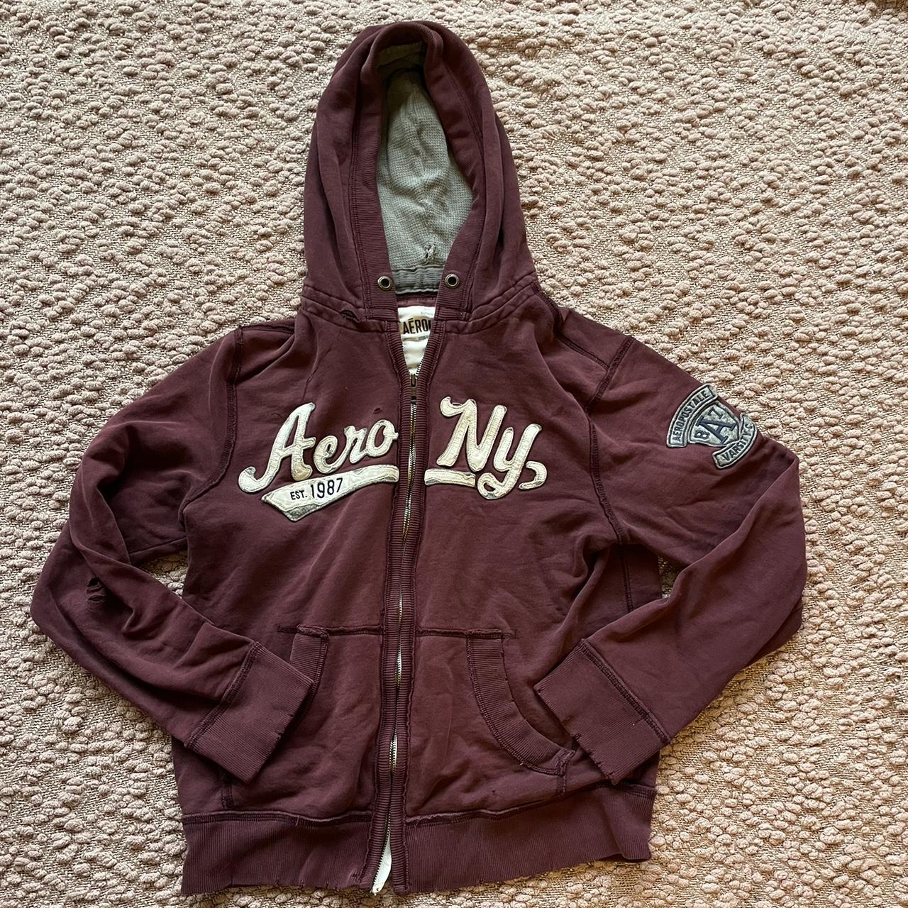 aeropostale 90s and vintage style jacket size M with... - Depop