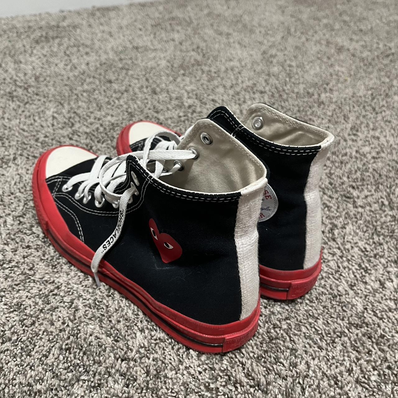 CDG converse Lost original laces - Depop