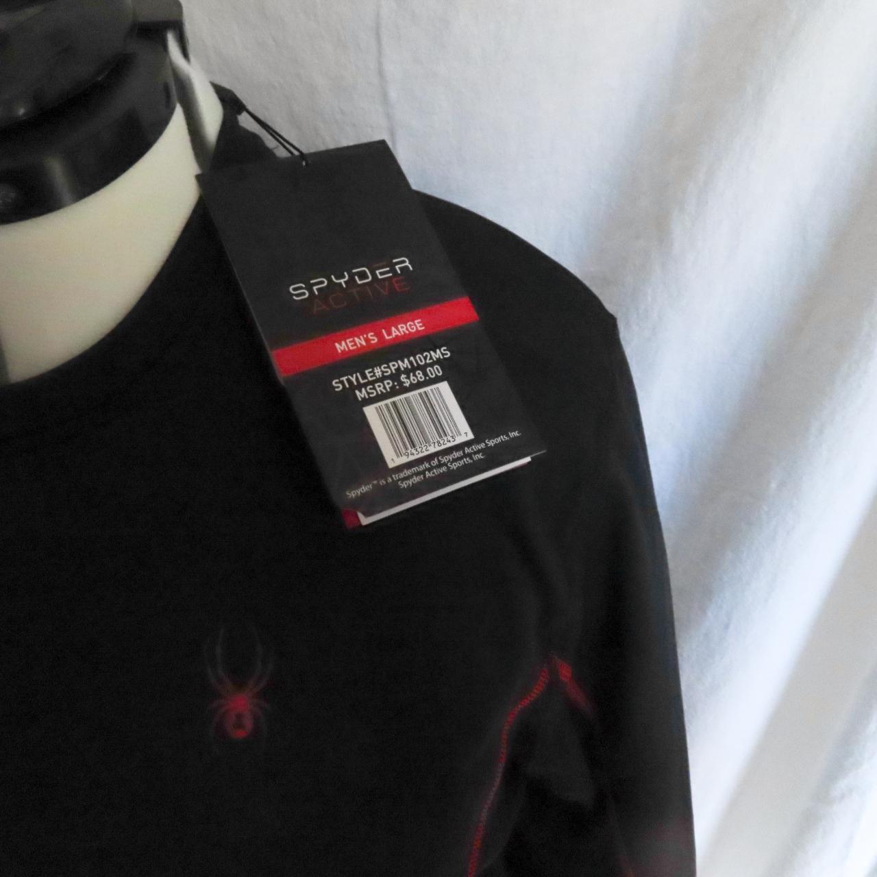 Large Spyder active long sleeve compression... - Depop